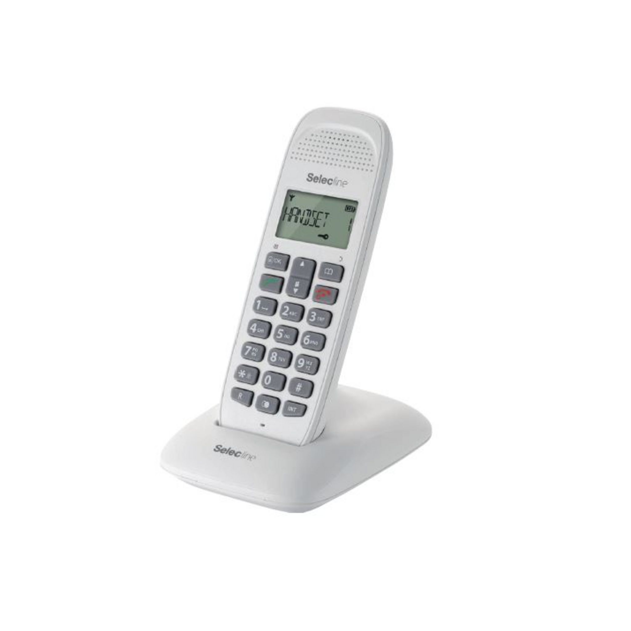 SELECLINE Téléphone Fixe - 848065 DUO - Blanc - Répondeur pas cher ...