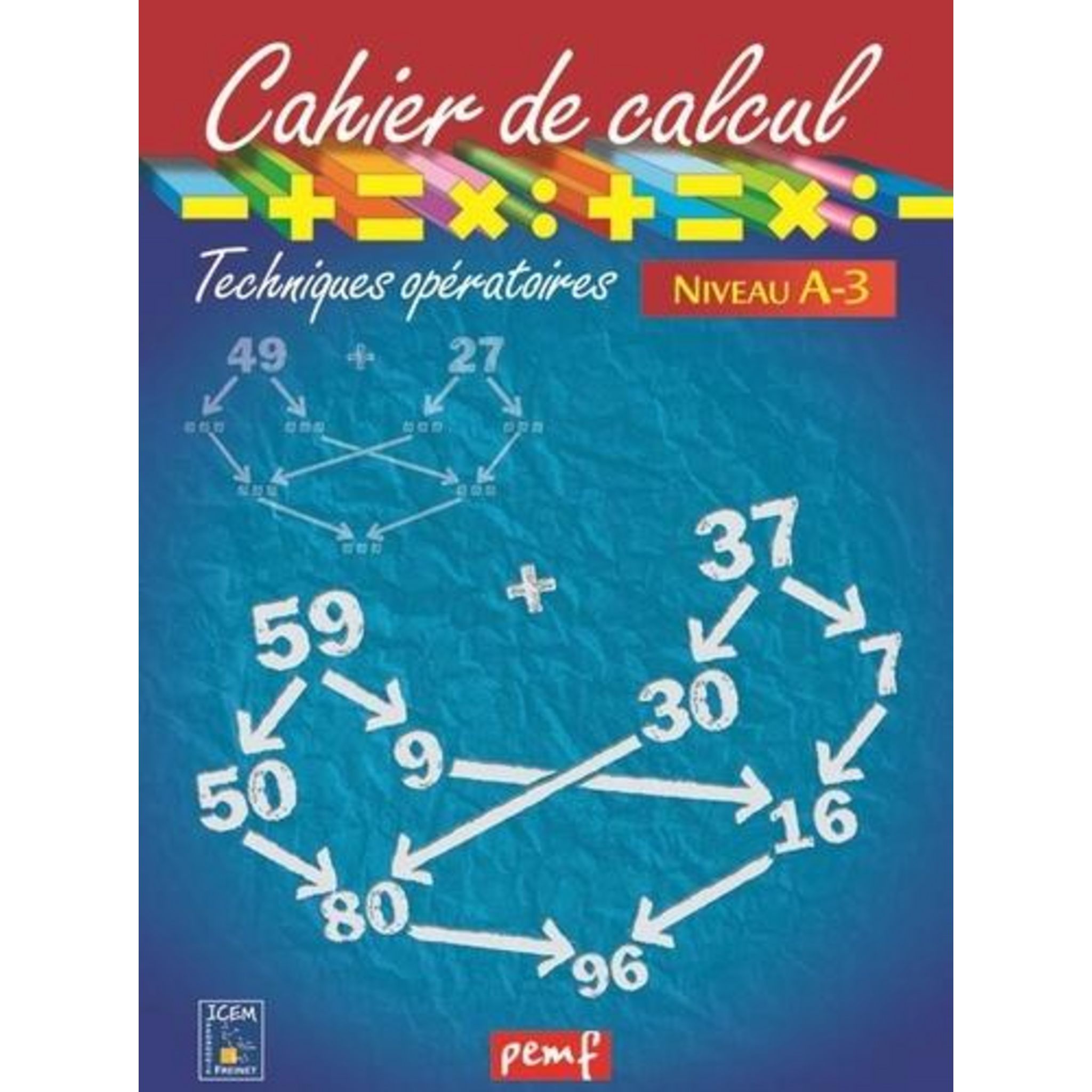 CAHIER DE CALCUL CYCLE 2 NIVEAU 3, - pas cher - Auchan.fr