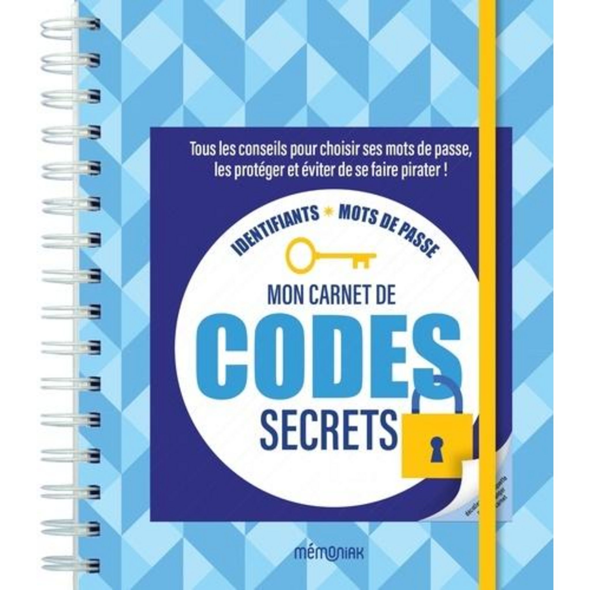MON CARNET DE CODES SECRETS, Lobry Bertrand pas cher - Auchan.fr