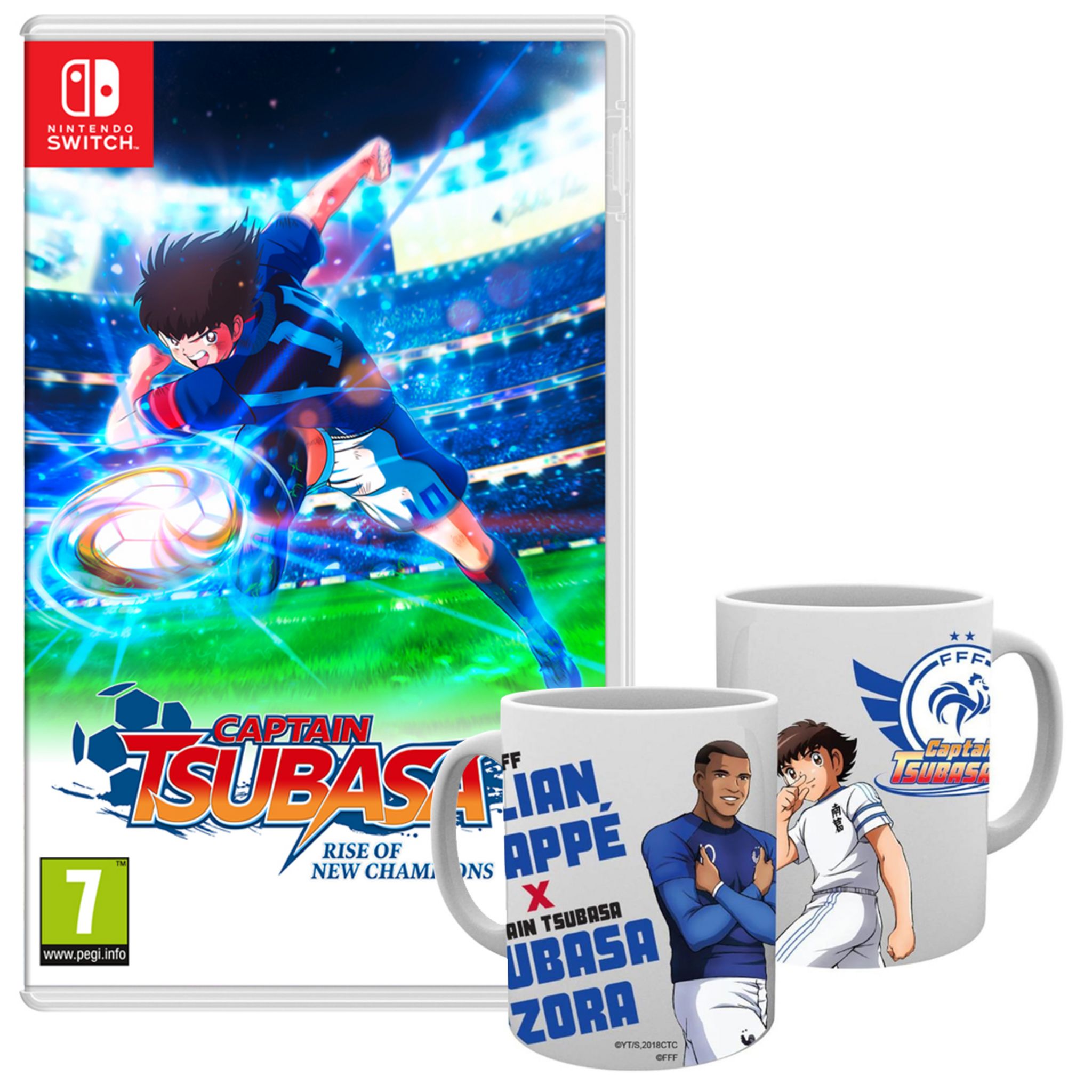 Captain Tsubasa Nintendo Switch + Mug Mbappe pas cher - Auchan.fr