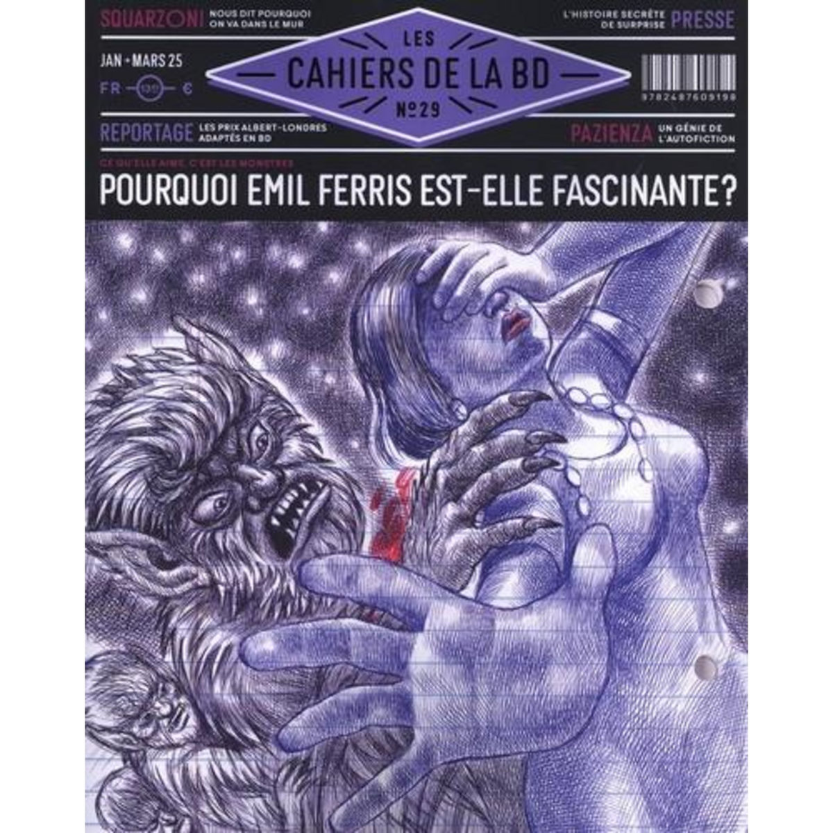 LES CAHIERS DE LA BD N° 29, JANVIER-MARS 2025 : POURQUOI EMIL FERRIS ...