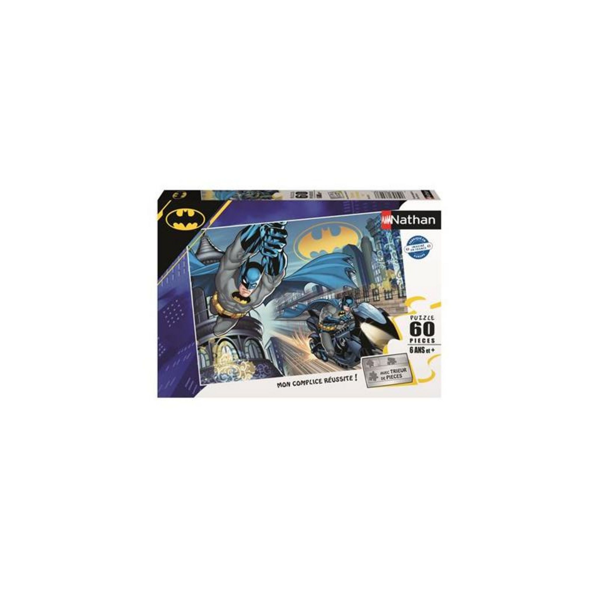 Nathan Puzzle Nathan Batman, le chevalier noir 60 pièces pas cher ...