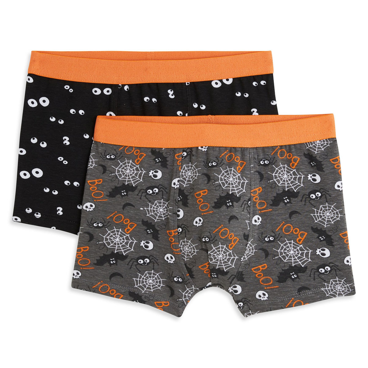INEXTENSO Lot de 2 boxers Halloween garçon pas cher - Auchan.fr