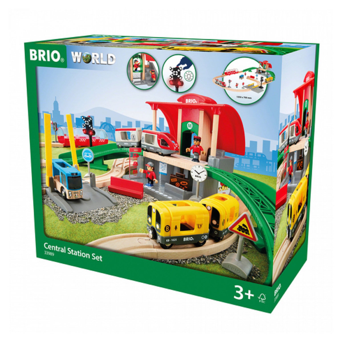 Brio 33989 Circuit gare centrale pas cher - Auchan.fr
