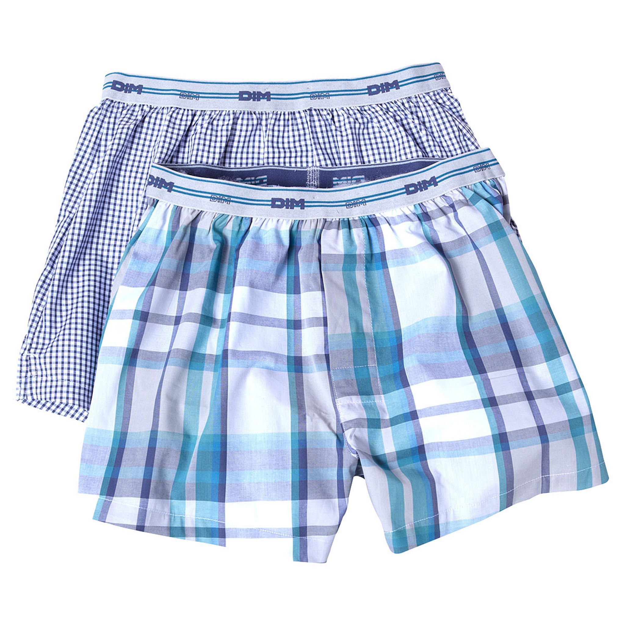 DIM Lot de 2 caleçons 100% coton pas cher - Auchan.fr