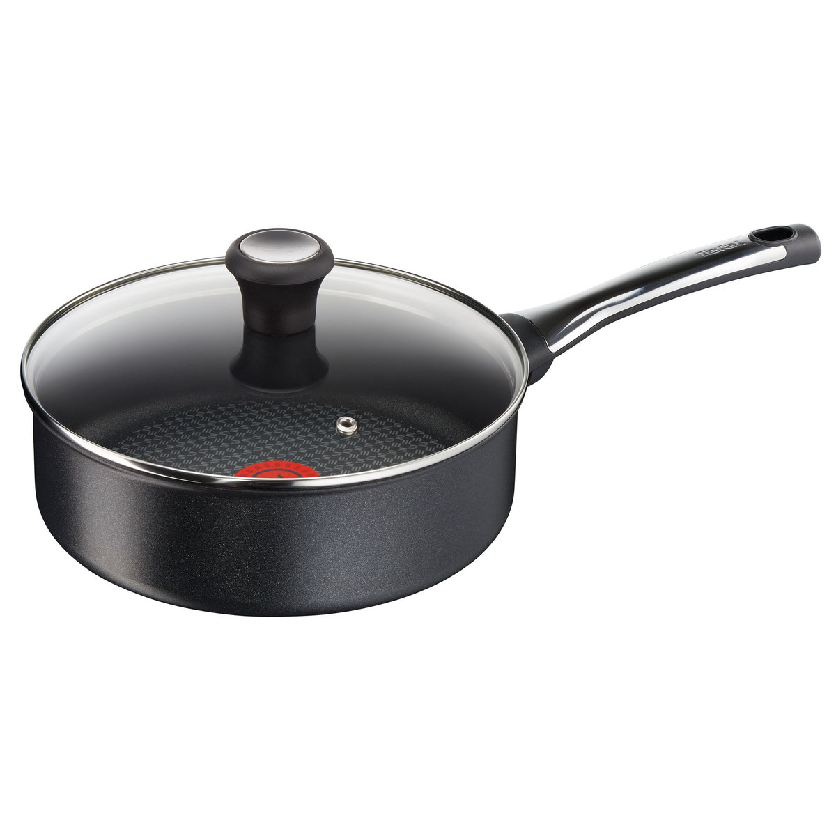 TEFAL Sauteuse + couvercle TALENT PLUS noir 24 cm pas cher - Auchan.fr