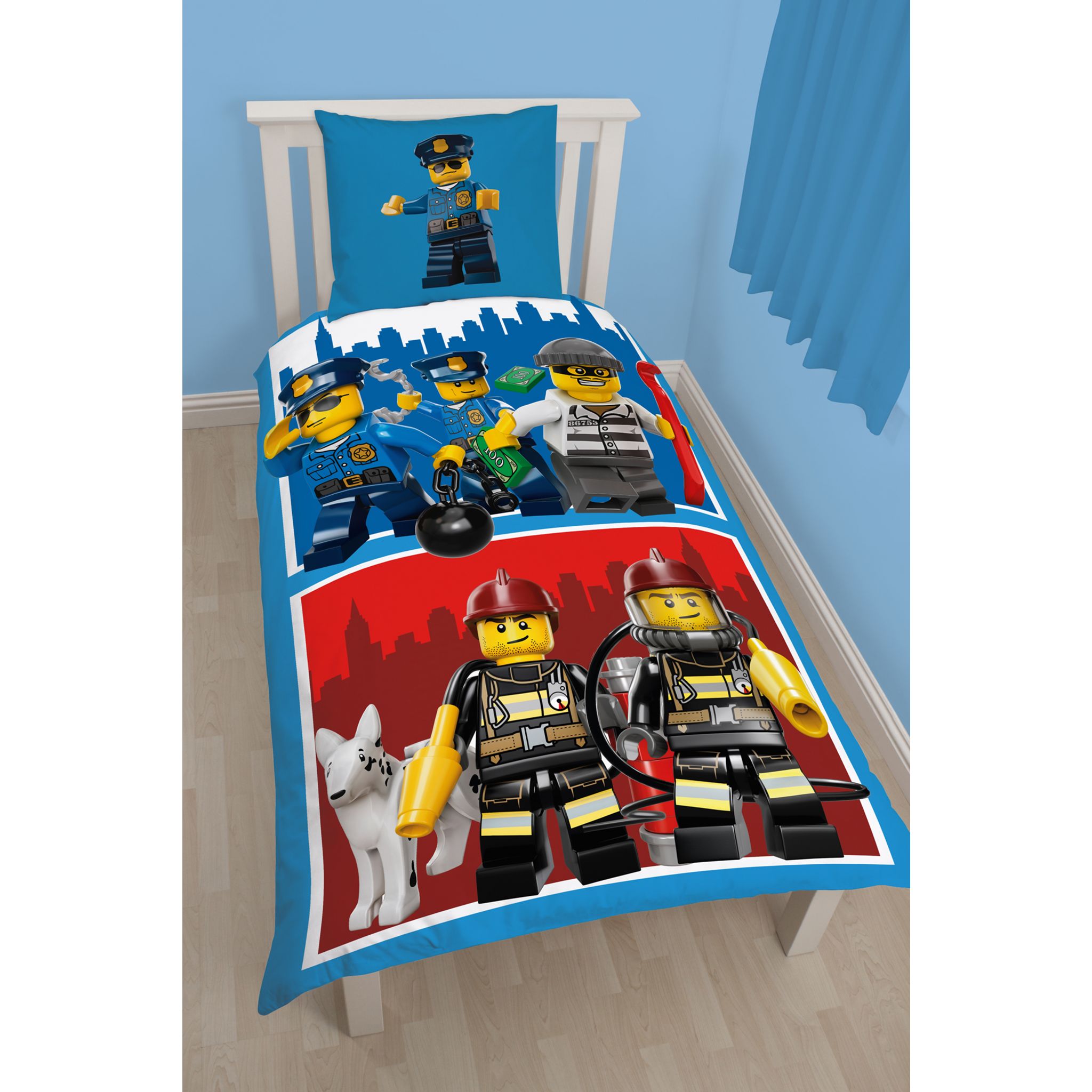 LEGO Parure housse de couette LEGO CITY pas cher - Auchan.fr