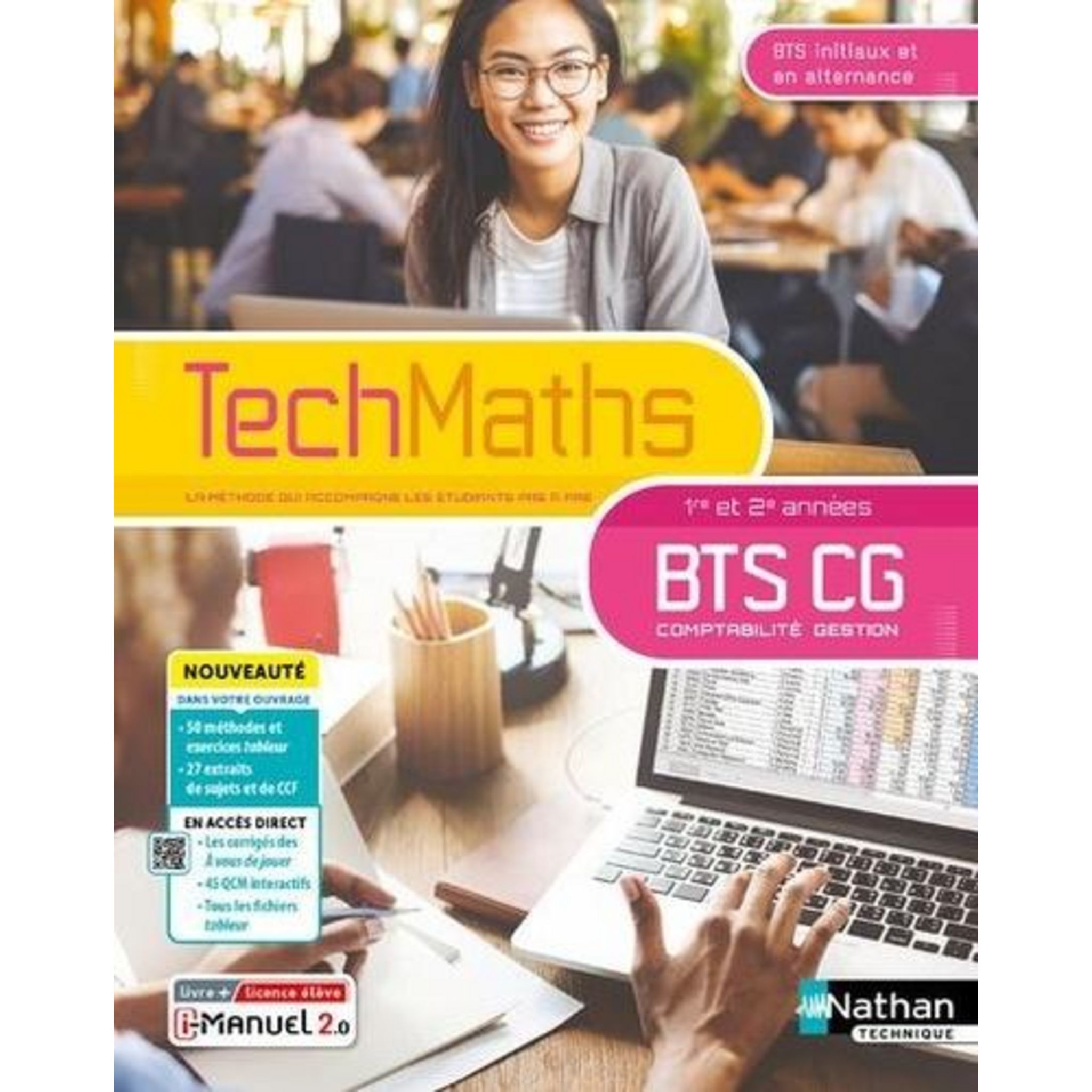 MATHS BTS CG 1ERE ET 2EME ANNEES TECHMATHS, Pazé Isabelle pas cher - Auchan.fr