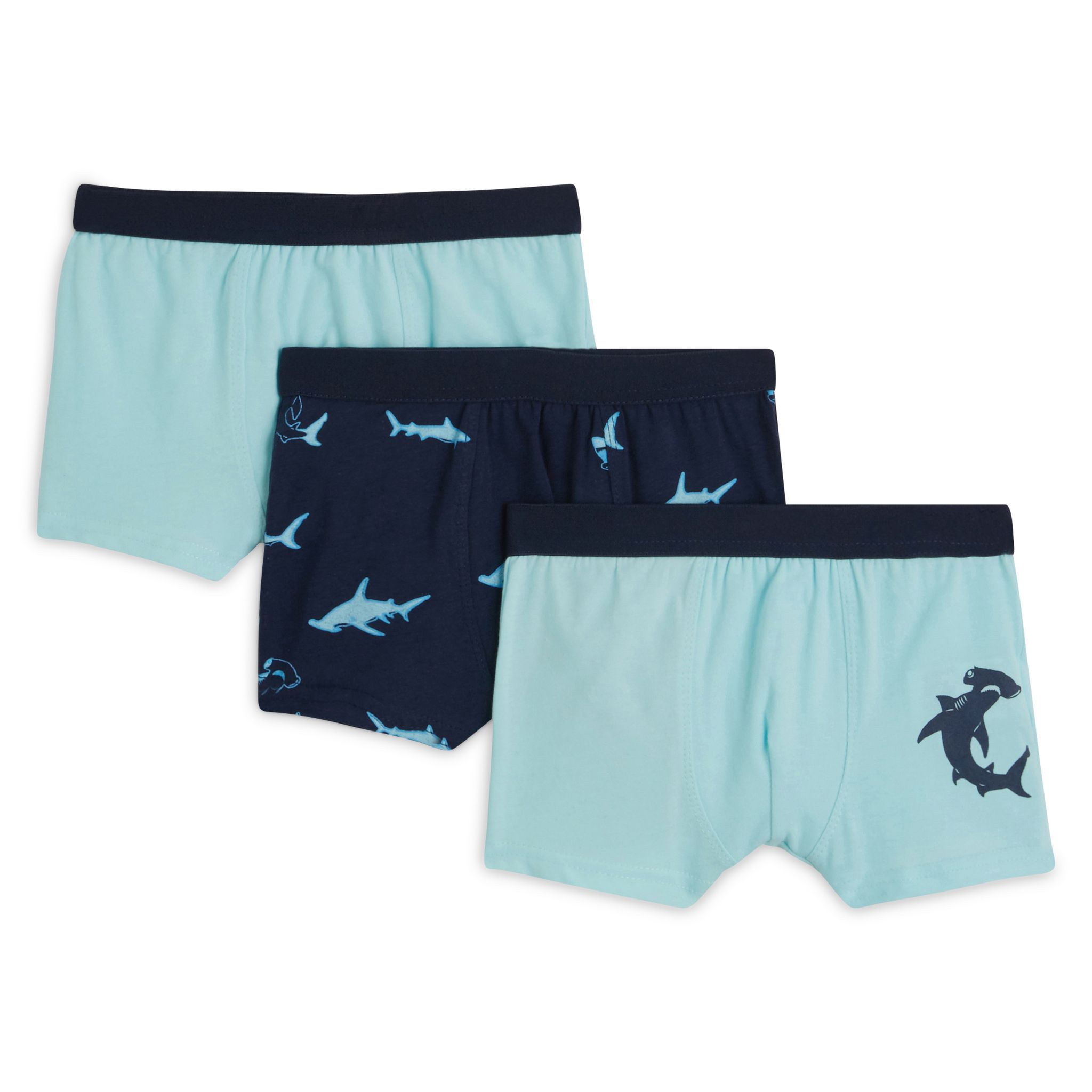 INEXTENSO Lot de 3 boxers requins garçon pas cher - Auchan.fr