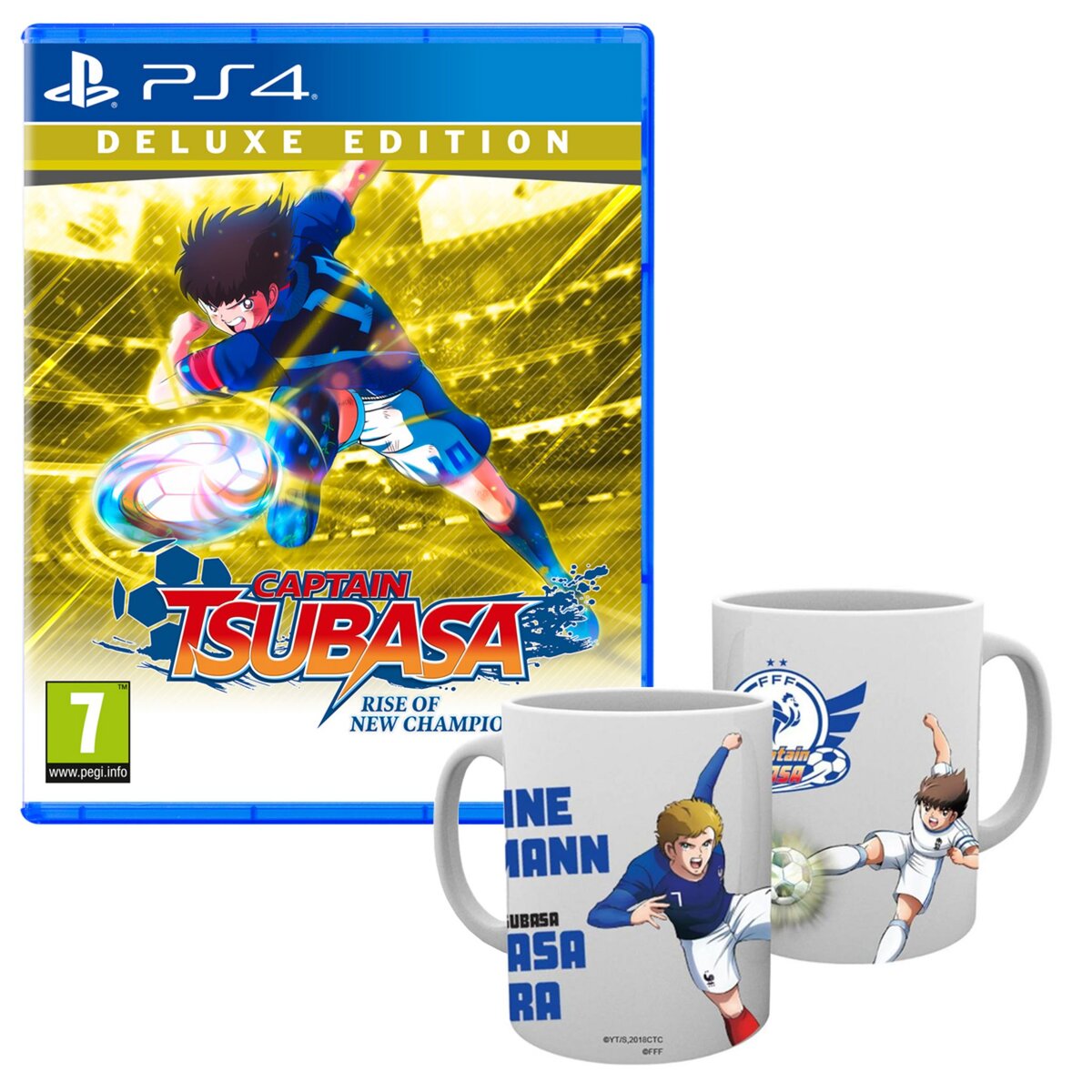 Captain Tsubasa Edition Deluxe PS4 + Mug Griezmann pas cher - Auchan.fr