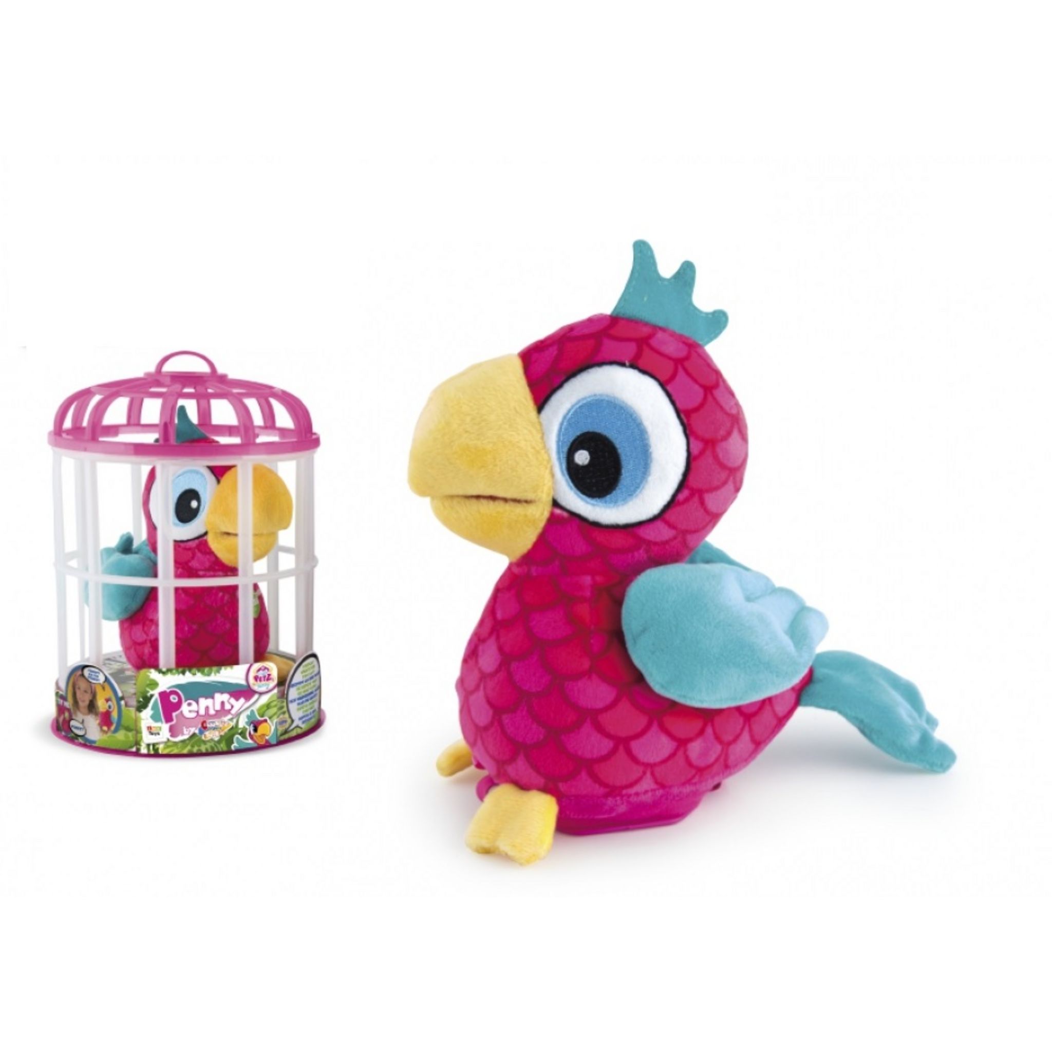 IMC TOYS Peluche perroquet parlant - Club Petz Funny Talkie pas cher ...