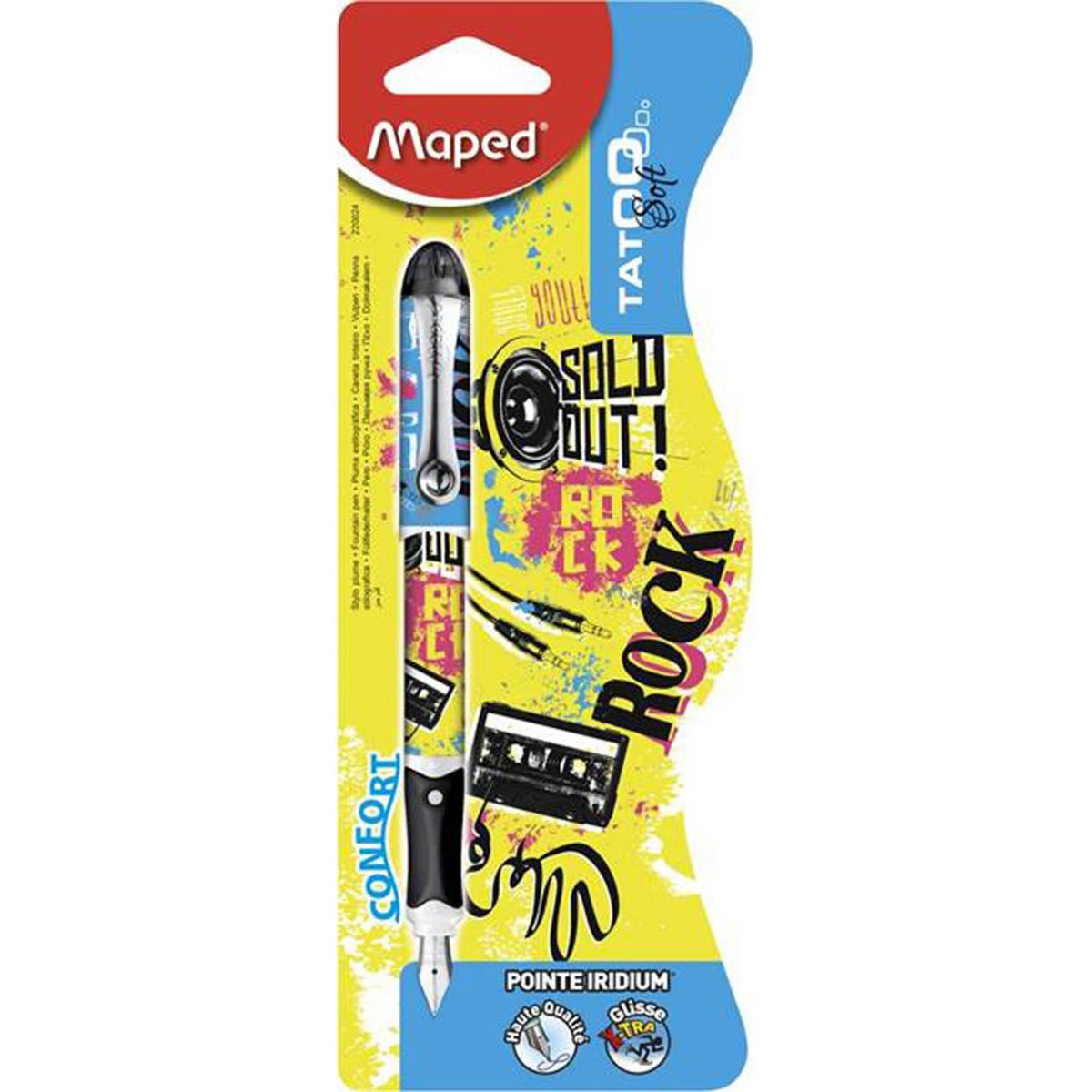 MAPED Stylo plume Tatoo Rock pas cher - Auchan.fr