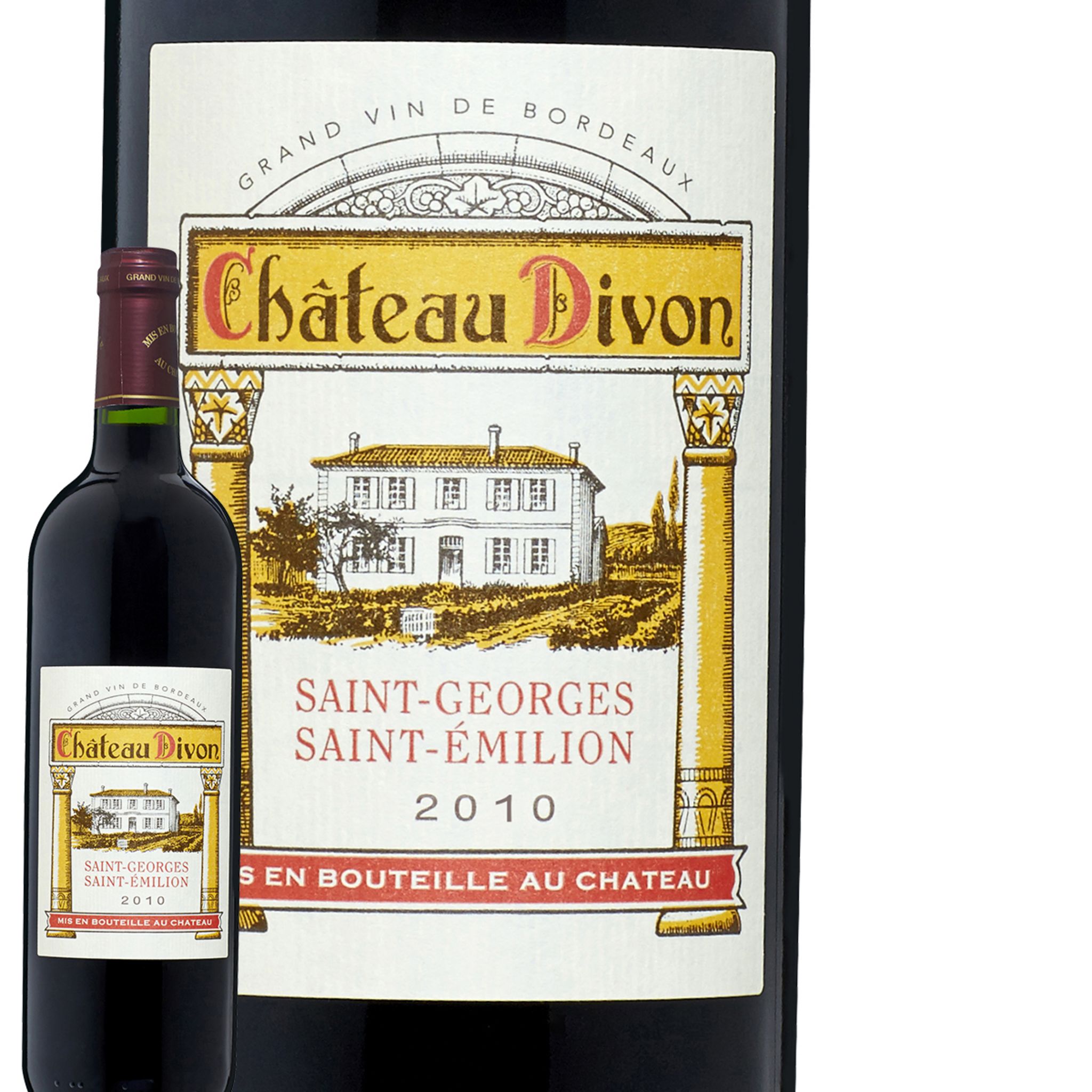 Château Divon Saint Georges Saint-Emilion Rouge 2009 pas cher - Auchan.fr