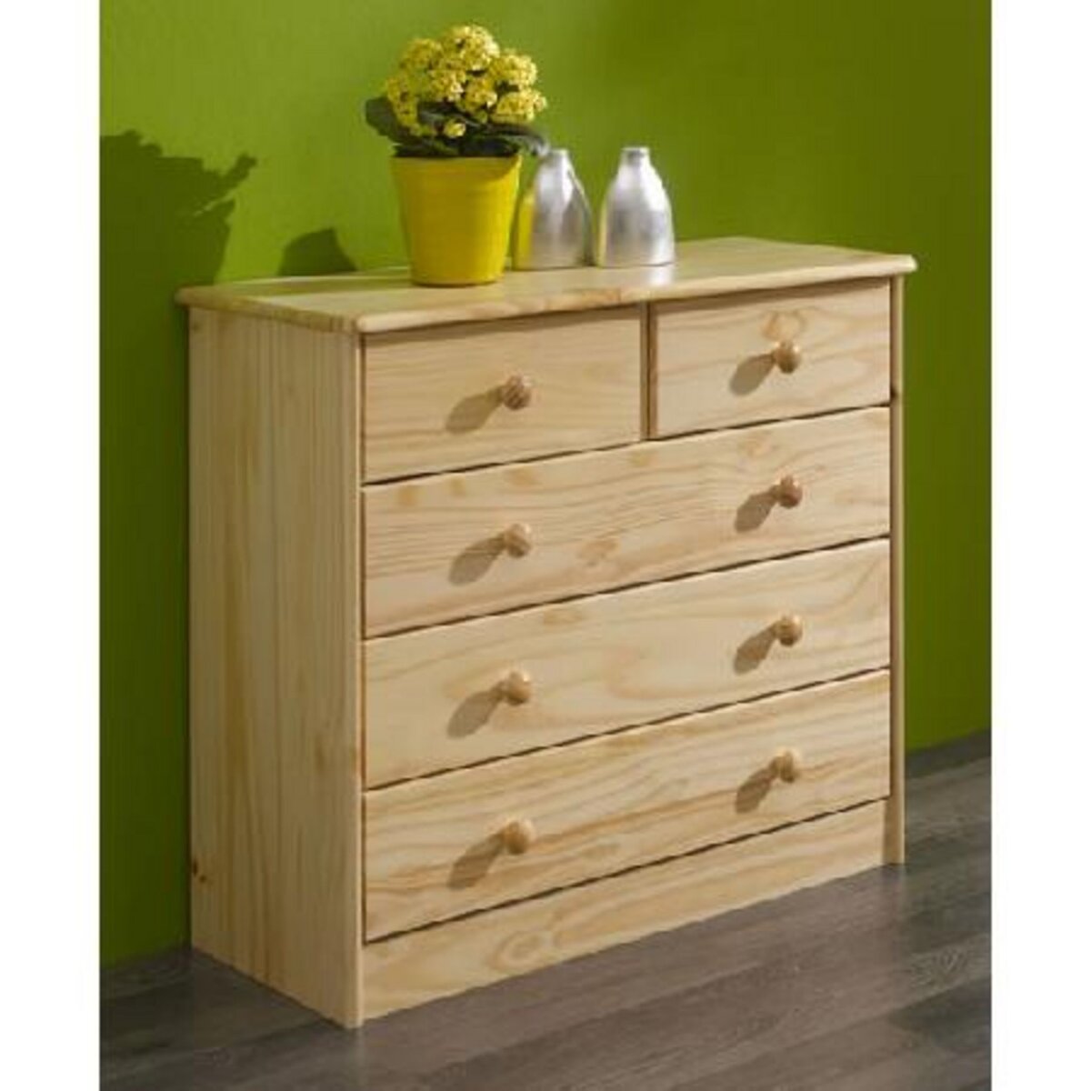 Commode RONDO H74 x L79 x P35 cm pas cher - Auchan.fr