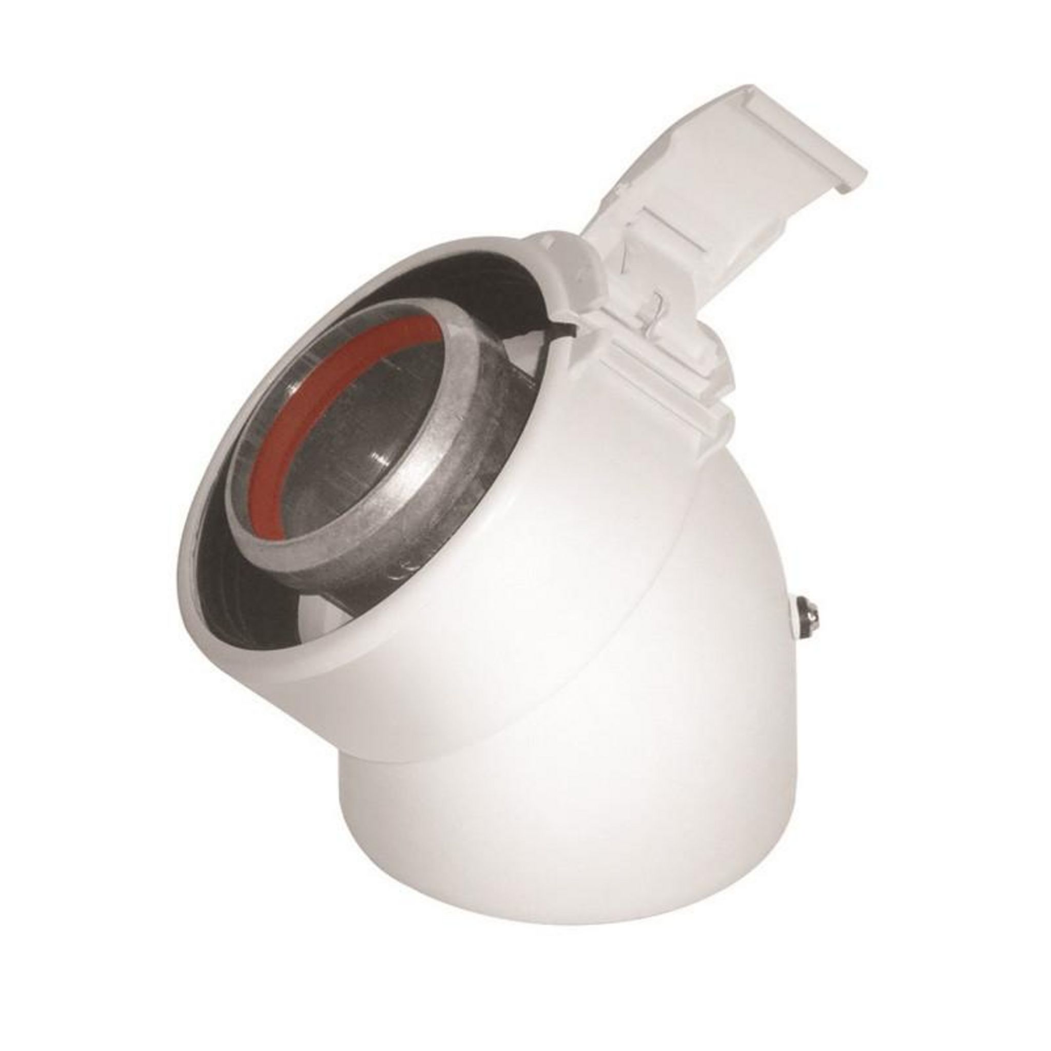 Ubbink Coude 45° Rolux vent 60 100 Alu PVC UBBINK 227201 pas cher ...