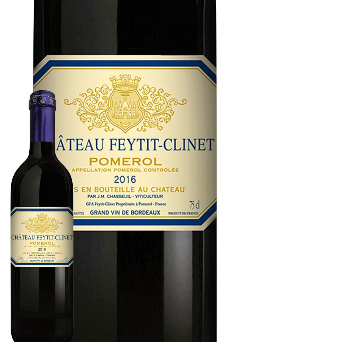 Château Feytit Clinet Pomerol Rouge 2016 75cl pas cher - Auchan.fr