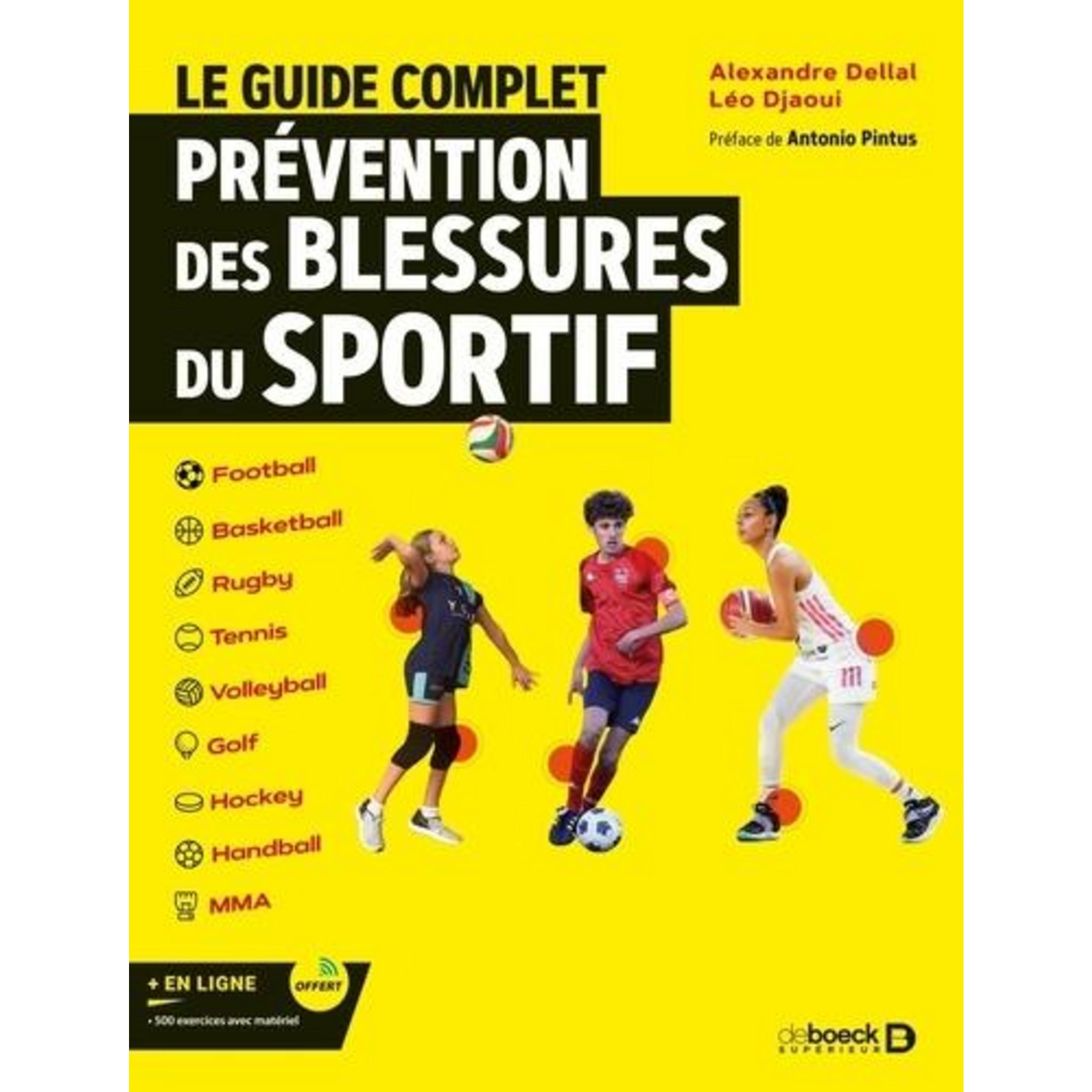 LE GUIDE COMPLET DE LA PREVENTION DES BLESSURES DU SPORTIF, Dellal Alexandre pas cher - Auchan.fr