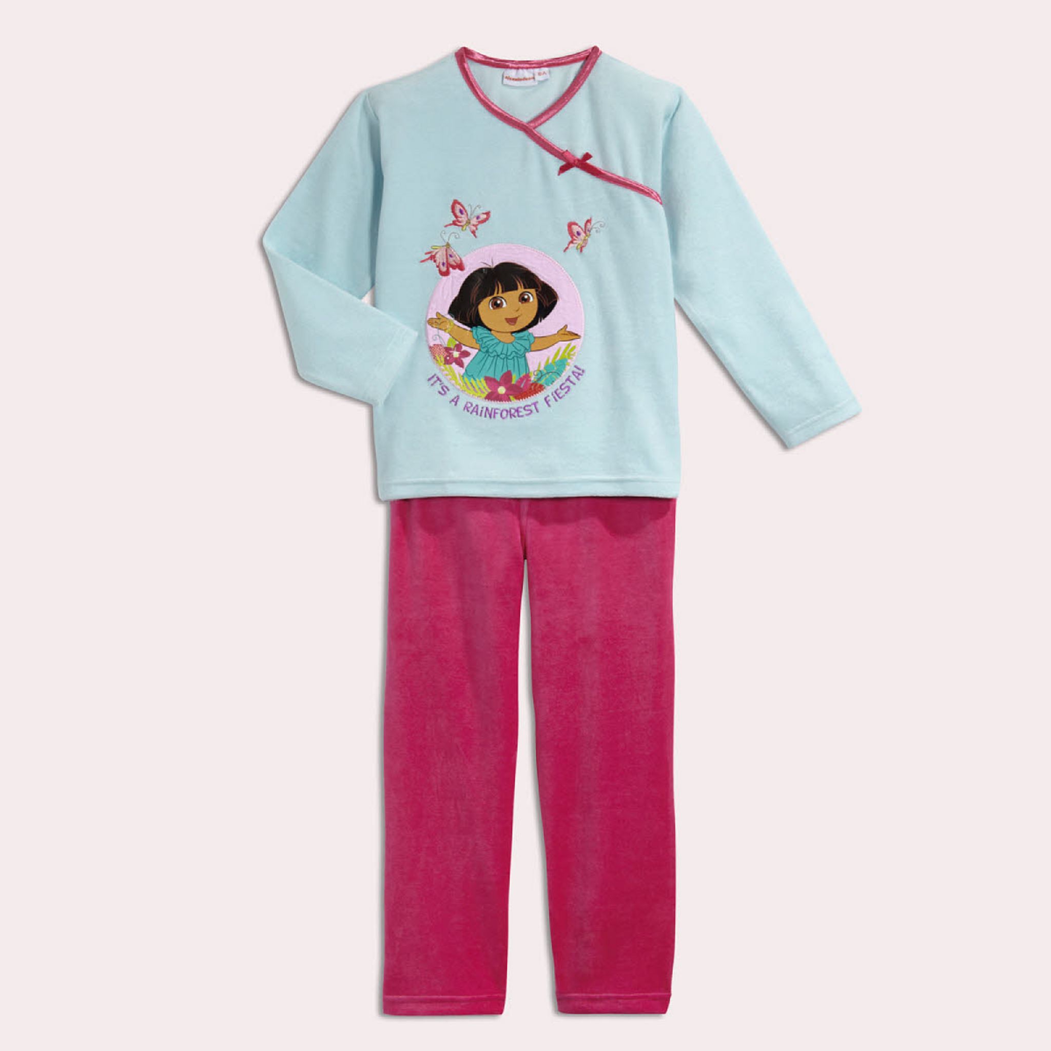 DORA Pyjama velours Fille pas cher - Auchan.fr