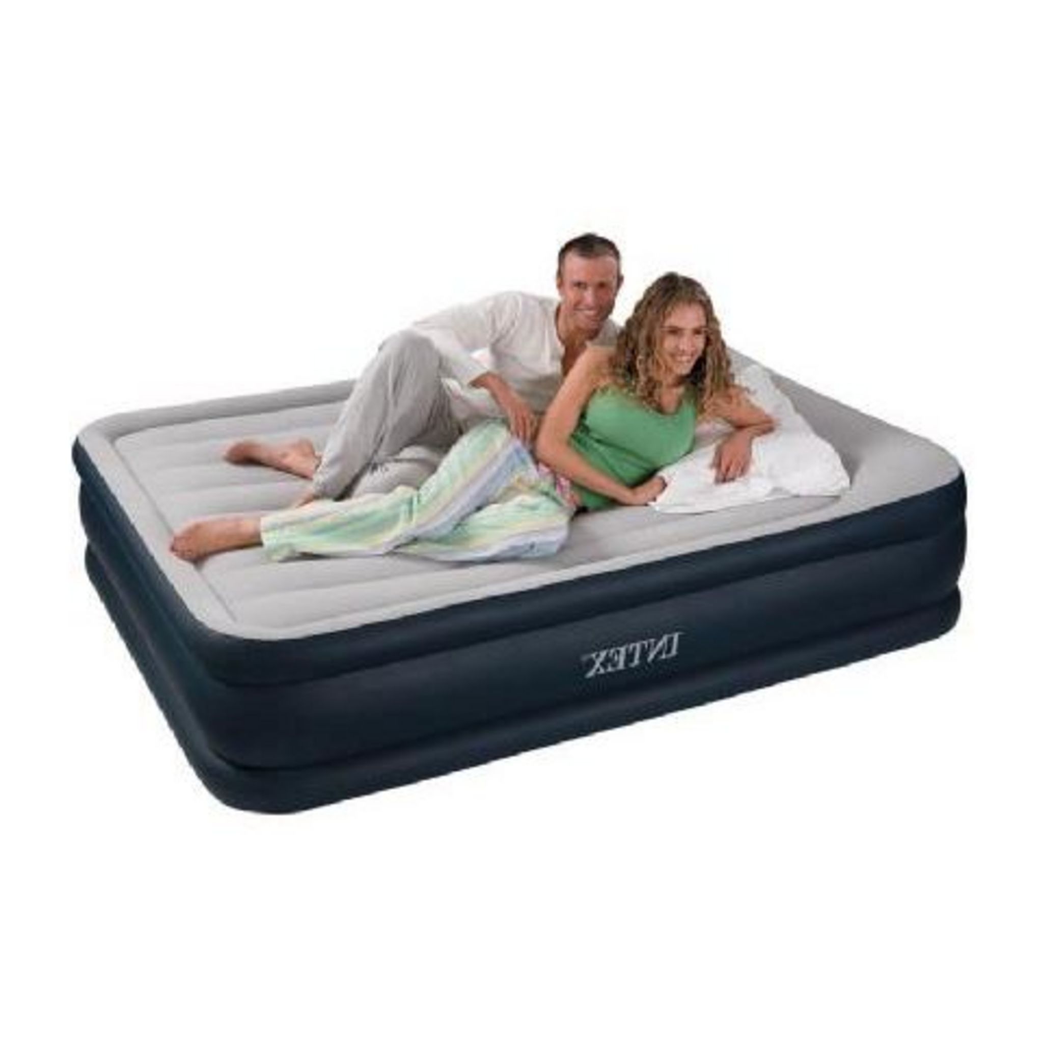INTEX Lit gonflable DELUXE REST BED 2 places pas cher - Auchan.fr
