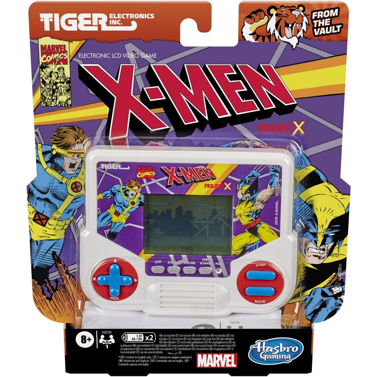 HASBRO Console Rétro Tiger Electronics X-Men Project X Marvel pas cher ...