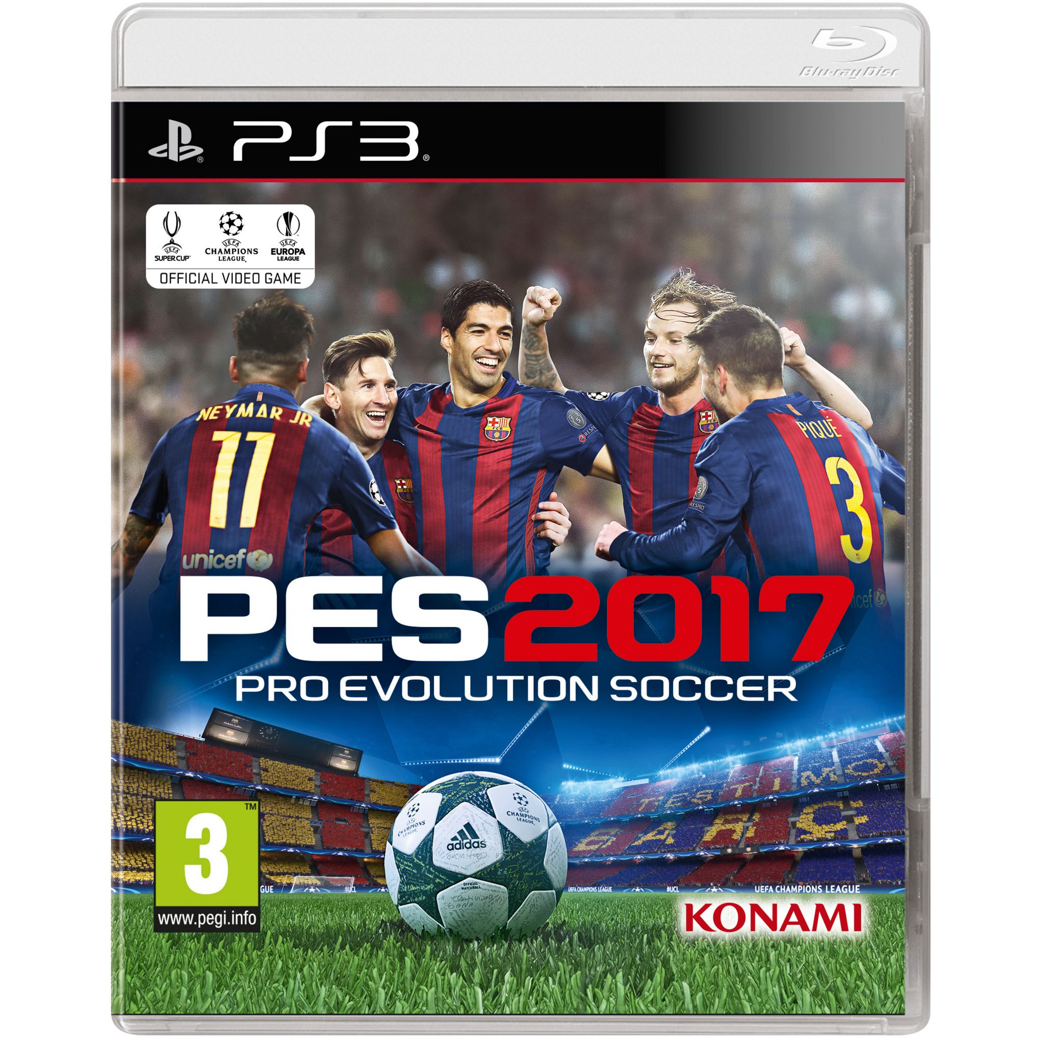 PES 2017 : Pro Evolution Soccer PS3 pas cher - Auchan.fr