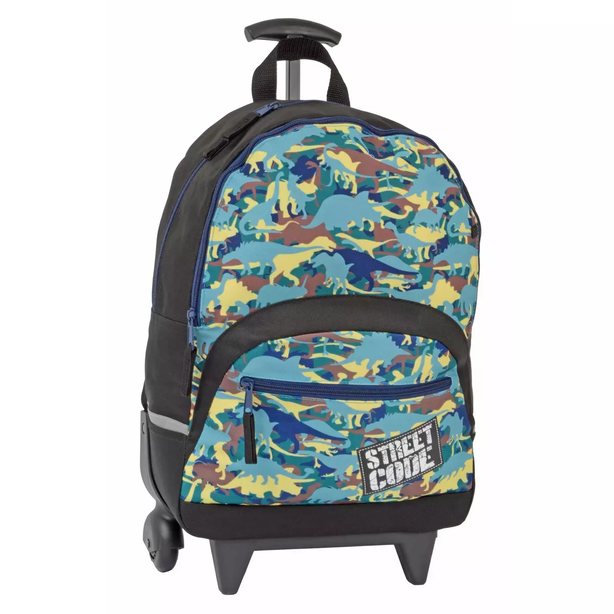 Street Code Cartable à roulettes camouflage dinosaures pas cher - Auchan.fr Street Code Cartable à roulettes camouflage dinosaures pas cher - Auchan.fr