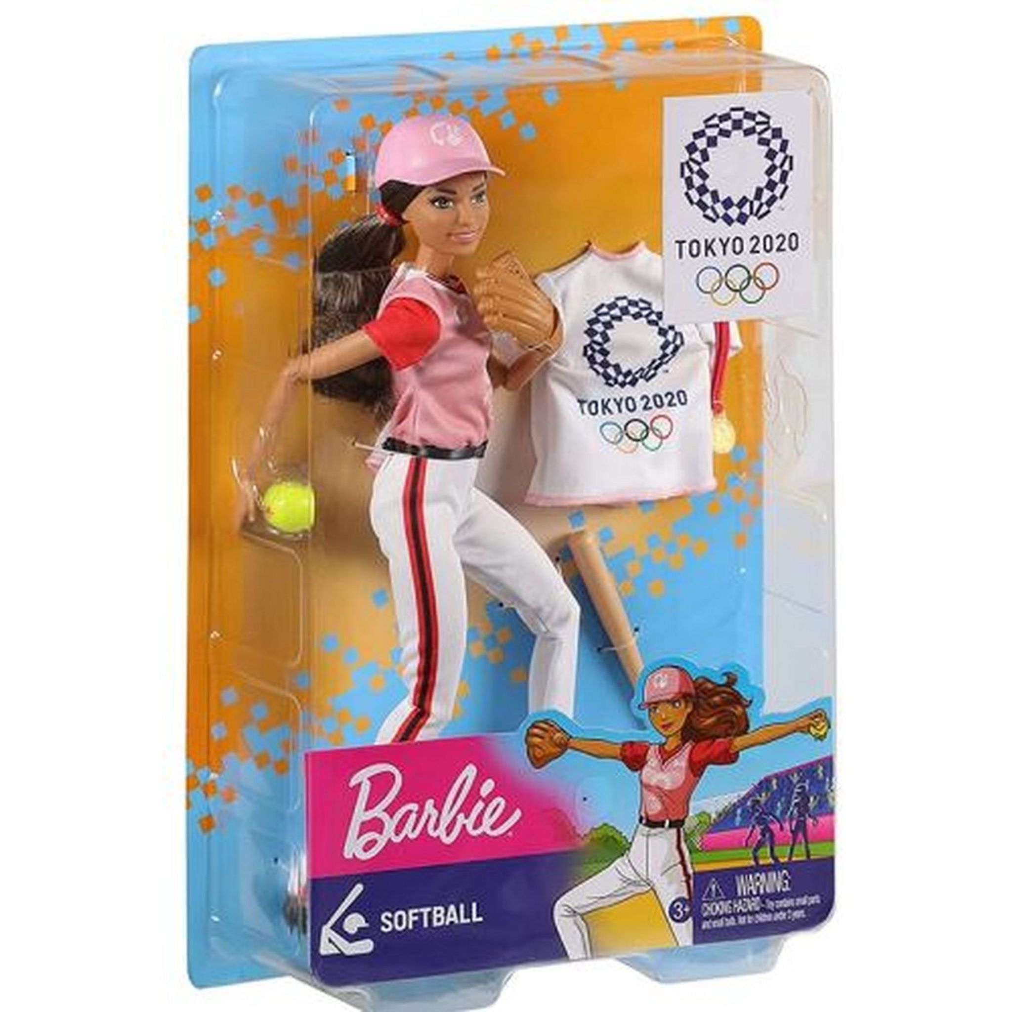 BARBIE Barbie Softball Tokyo JO 2020 pas cher - Auchan.fr