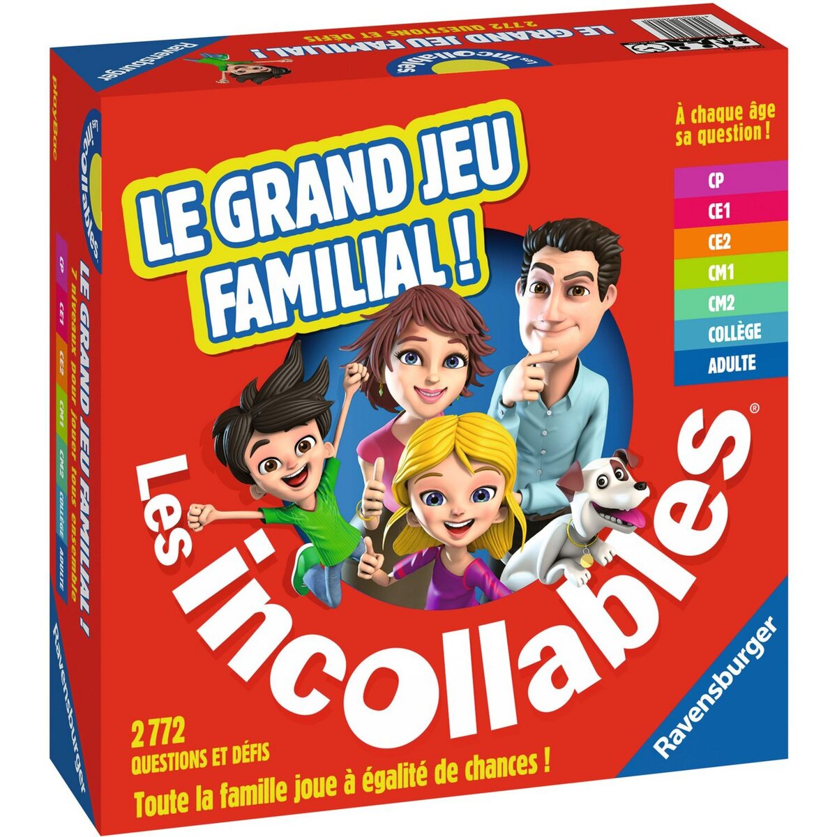 RAVENSBURGER Jeu Le grand jeu familial des Incollables pas cher - Auchan.fr