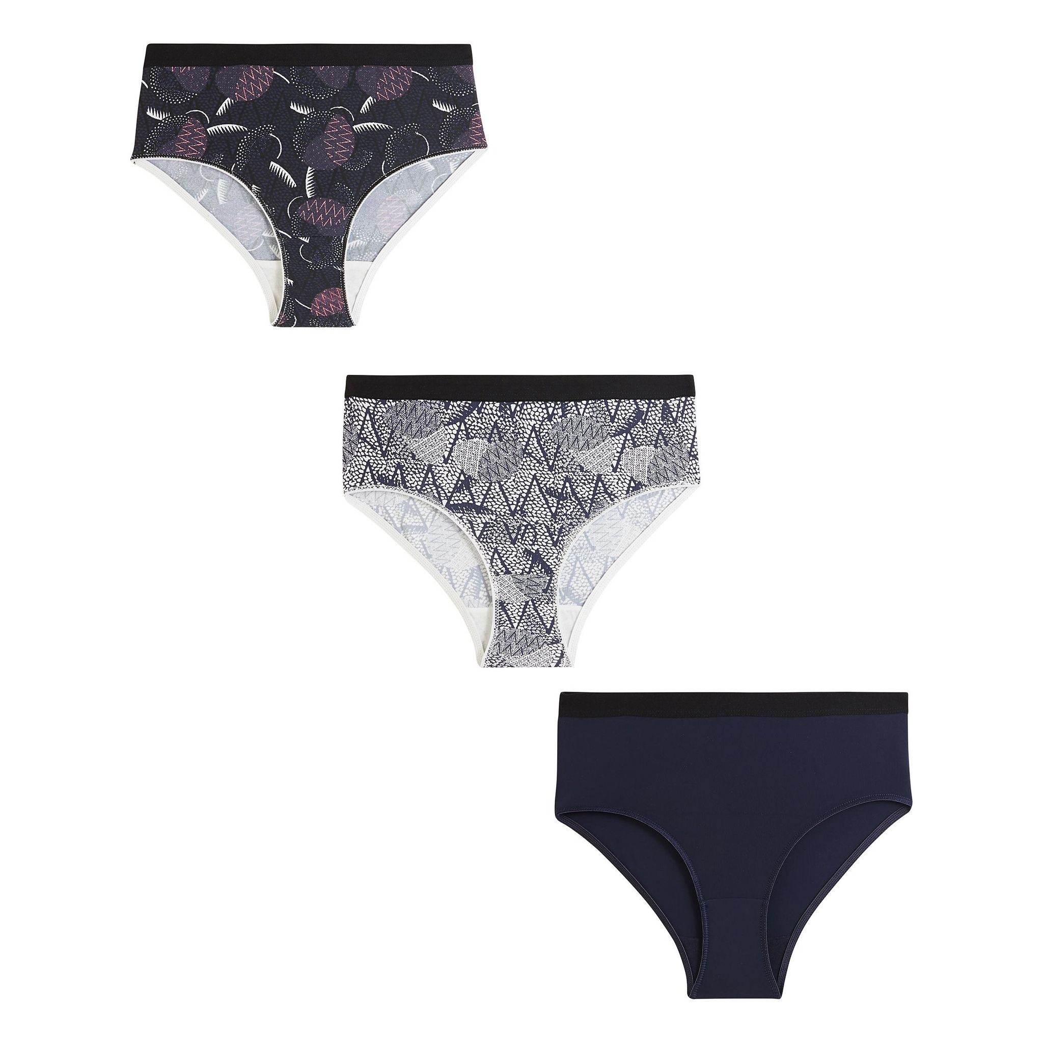 Petit Béguin Lot de 3 culottes fille Rock pas cher - Auchan.fr