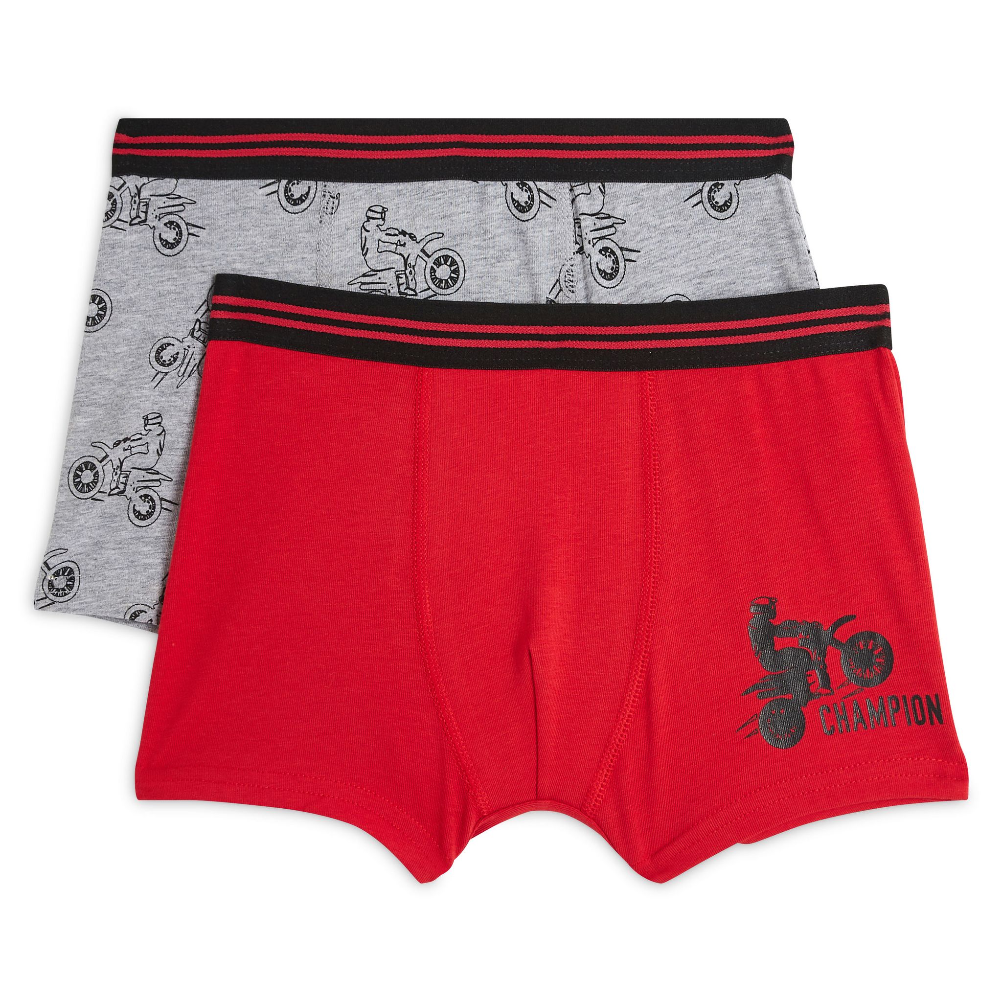 INEXTENSO Lot de 2 boxers moto garçon pas cher - Auchan.fr