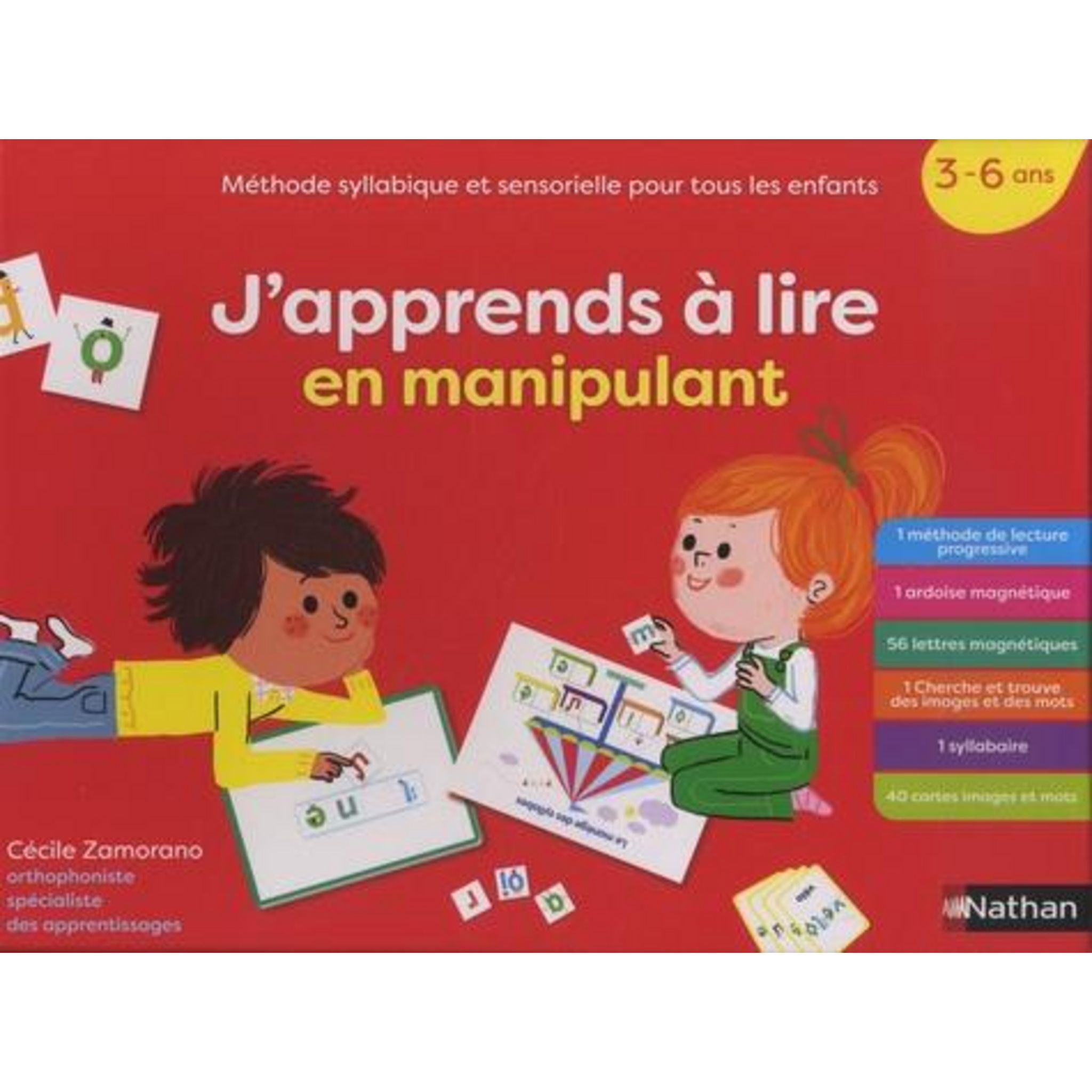 COFFRET J'APPRENDS A LIRE EN MANIPULANT. METHODE SYLLABIQUE ET ...