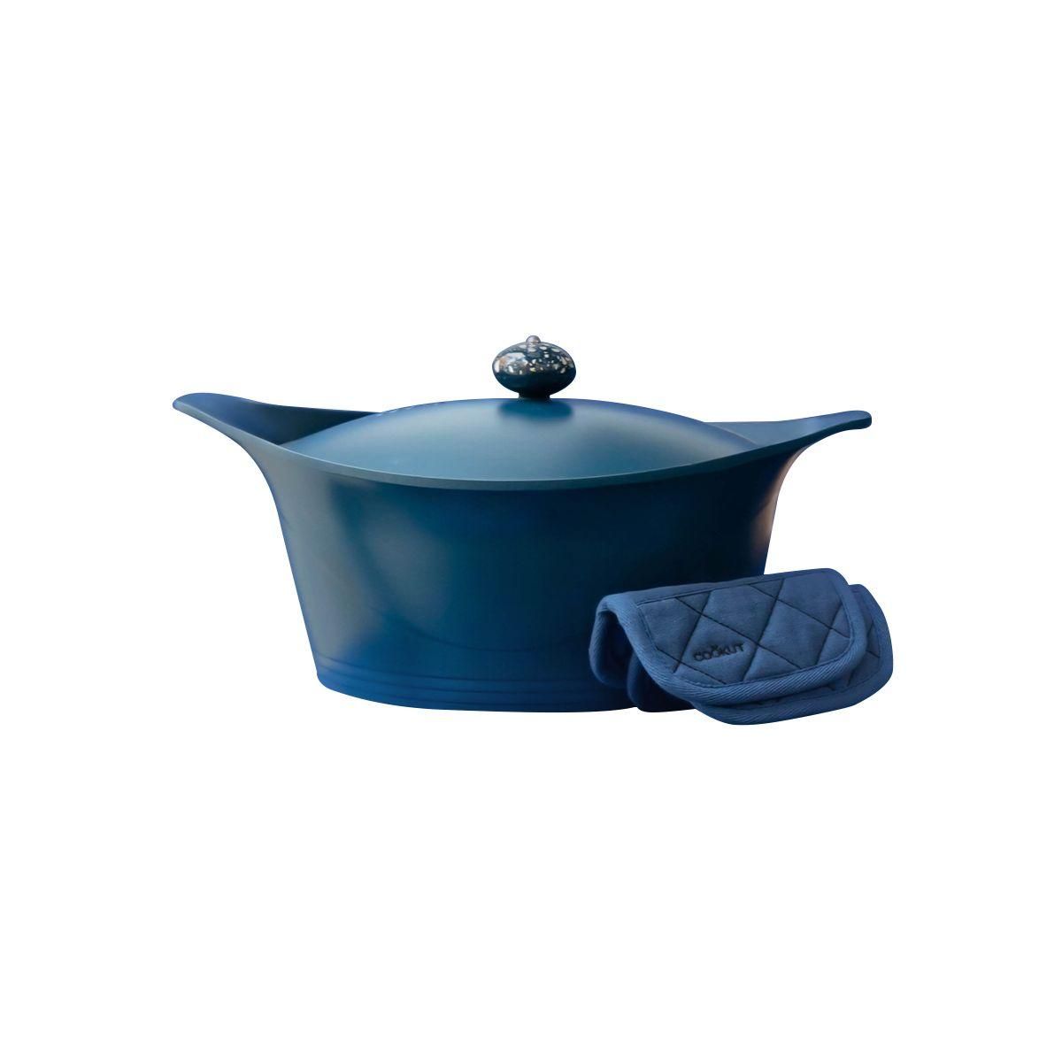 COOKUT Cocotte Coffret L'incroyable 33cm Myrtille pas cher - Auchan.fr