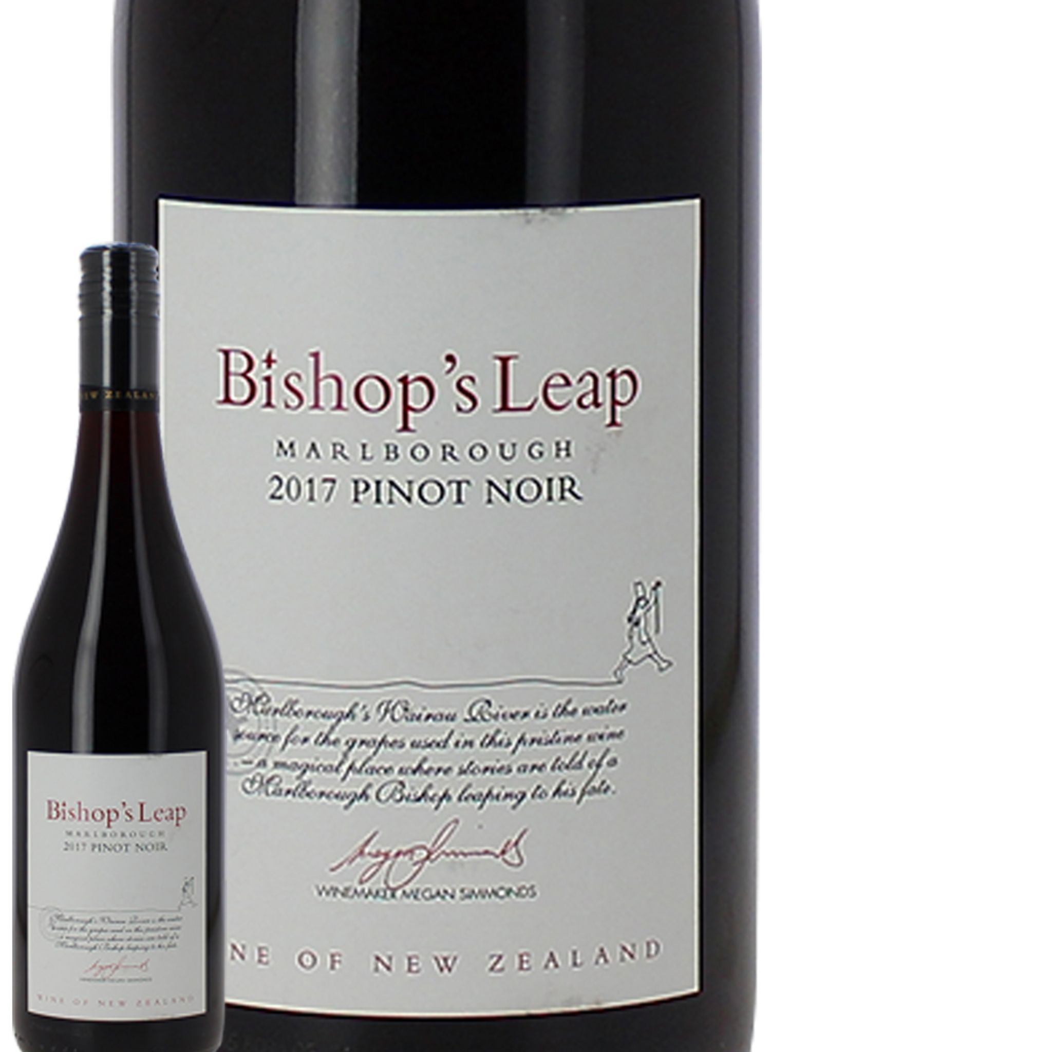 Bishop's Leap Pinot Noir Nouvelle Zélande 2017 pas cher - Auchan.fr