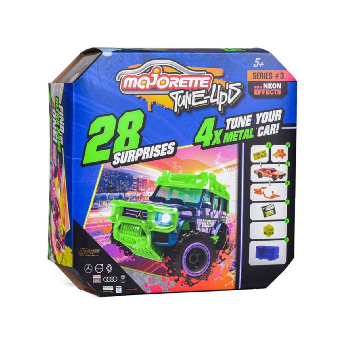 Majorette Majorette - Tune Up's 3 Race Cars with 28 Surprises, Set of 4 ...