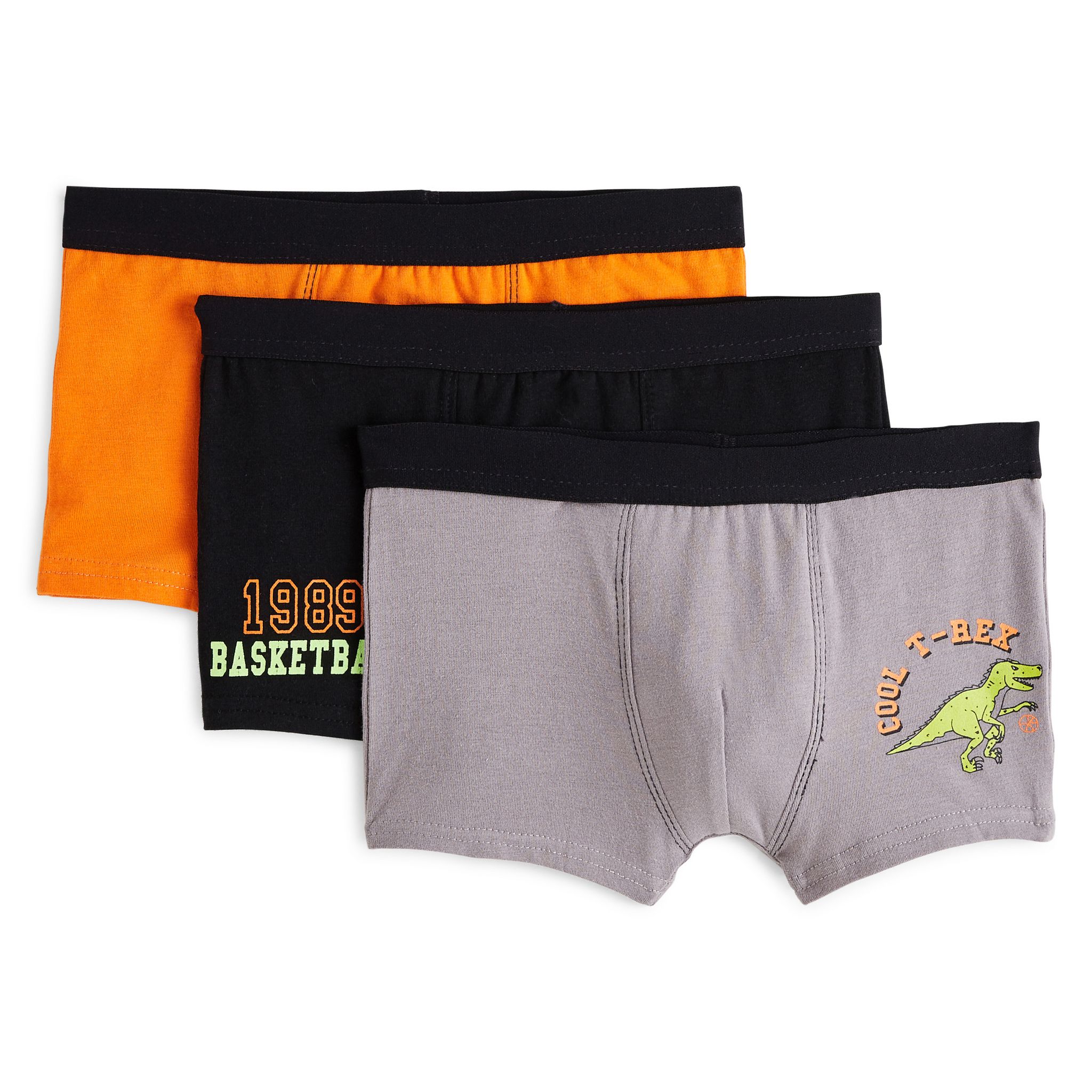 INEXTENSO Lot de 3 boxers dinosaure garçon pas cher - Auchan.fr