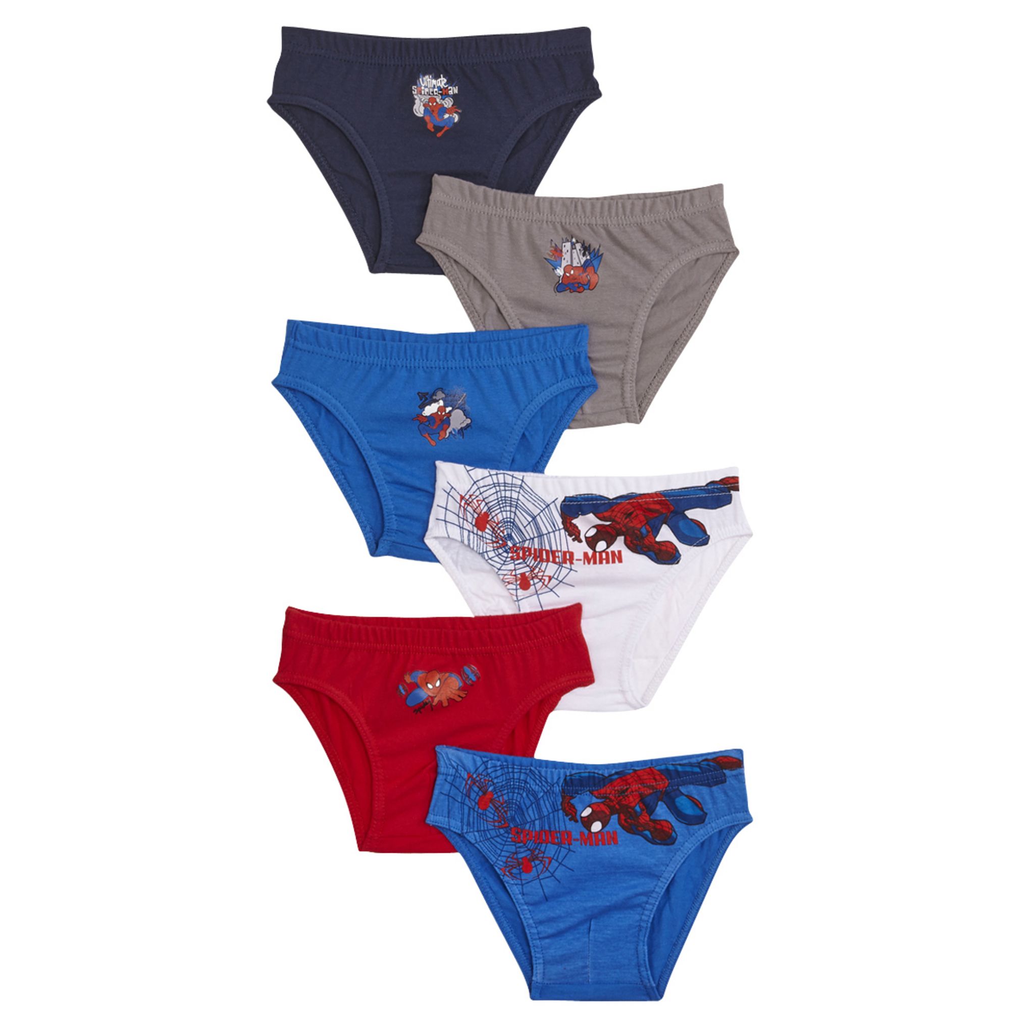 SPIDERMAN Trousse de 6 slips Garçon pas cher - Auchan.fr
