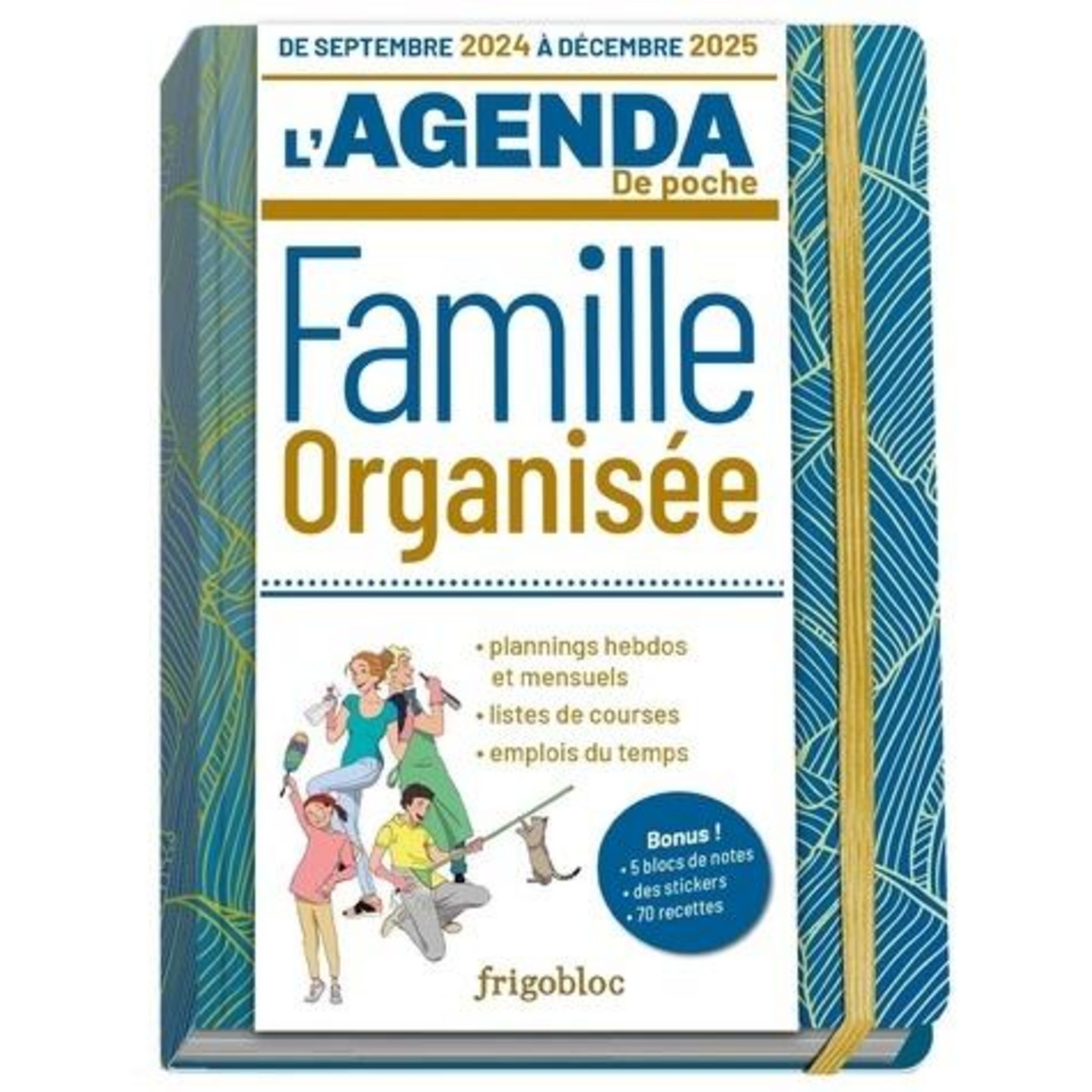 L'AGENDA DE POCHE FAMILLE ORGANISEE. EDITION 2024-2025, Play Bac pas ...