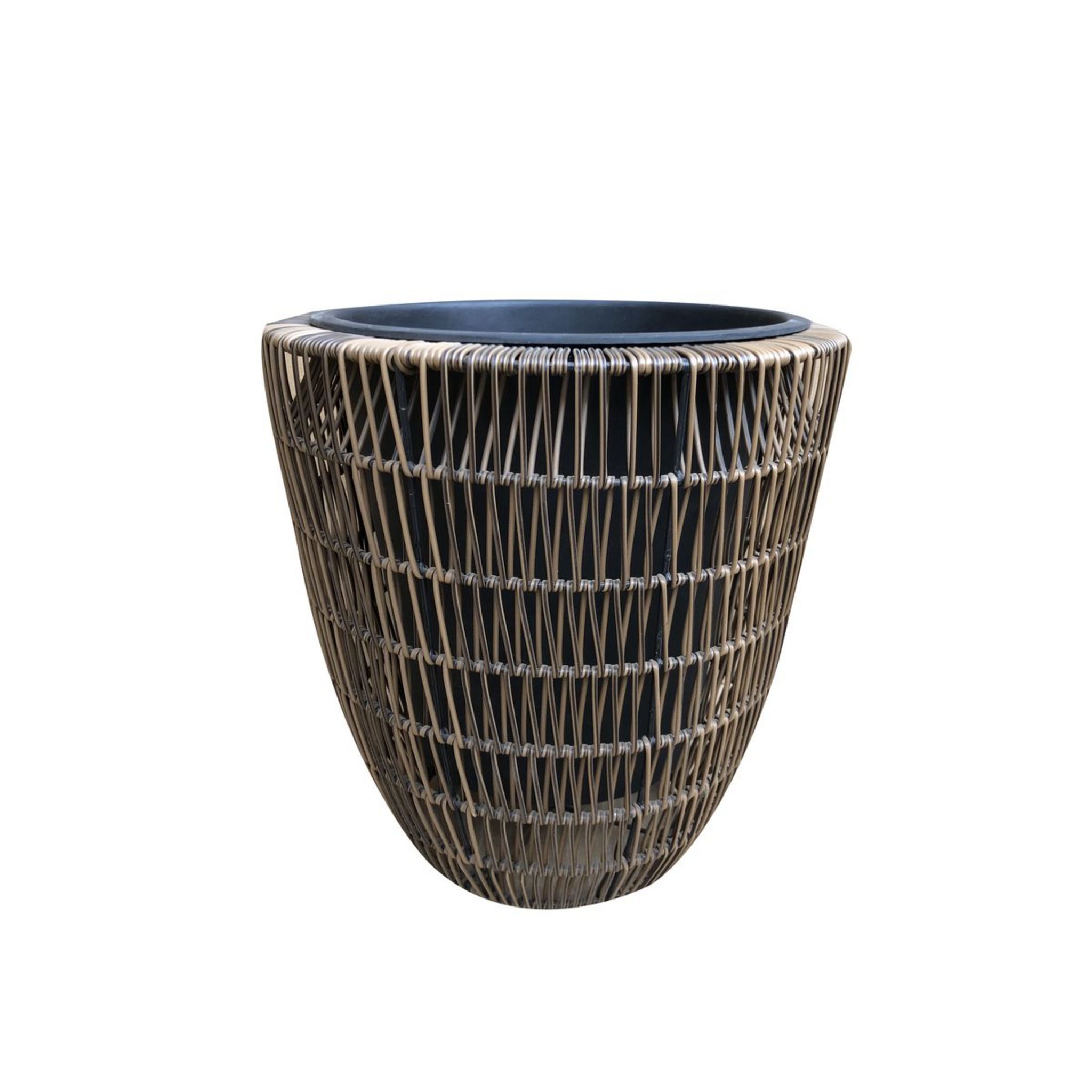 GARDENSTAR POT POLYRATTAN D38XH40CM pas cher - Auchan.fr