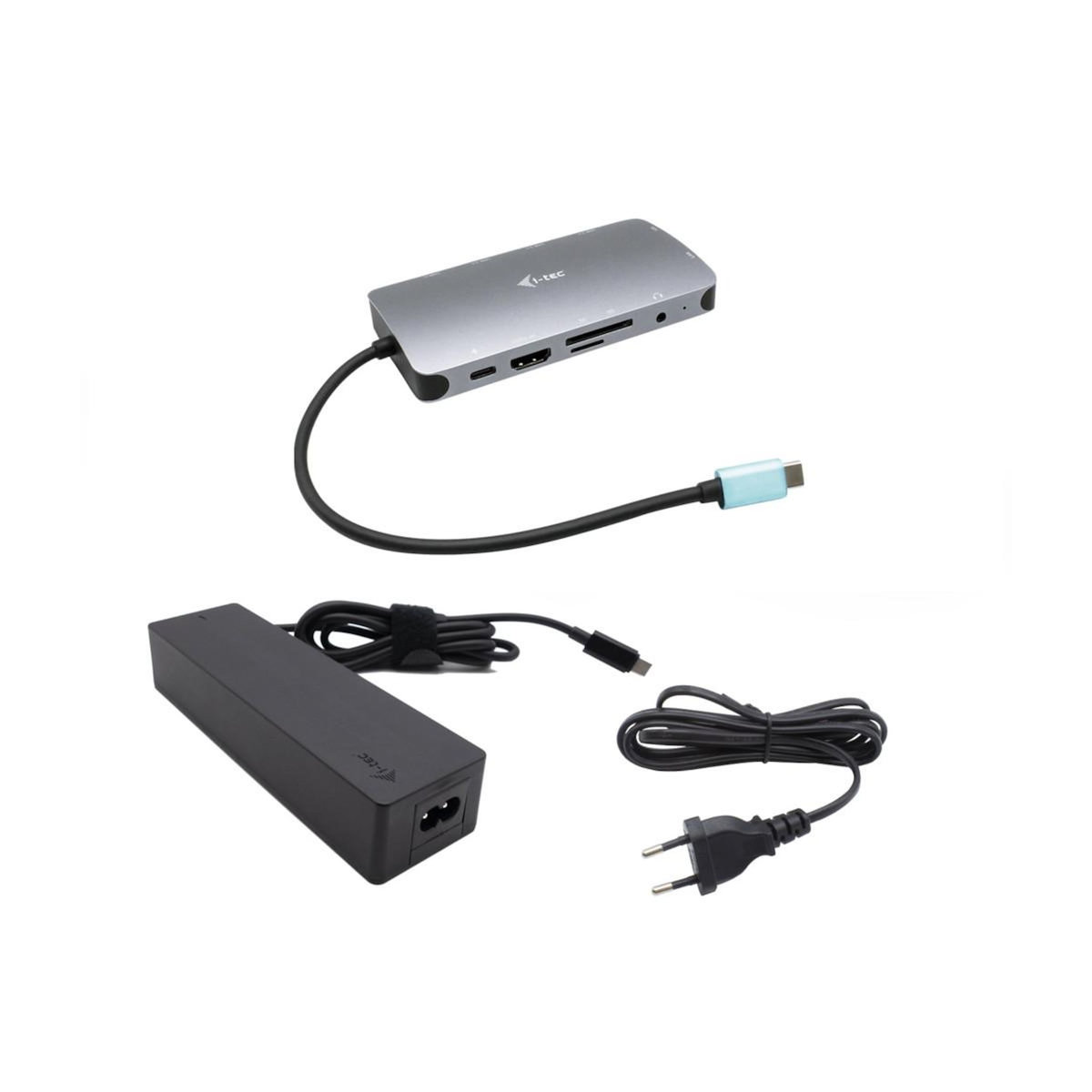 I-TEC i-tec Metal USB-C Nano Dock HDMI/VGA with LAN + Charger 100W pas ...