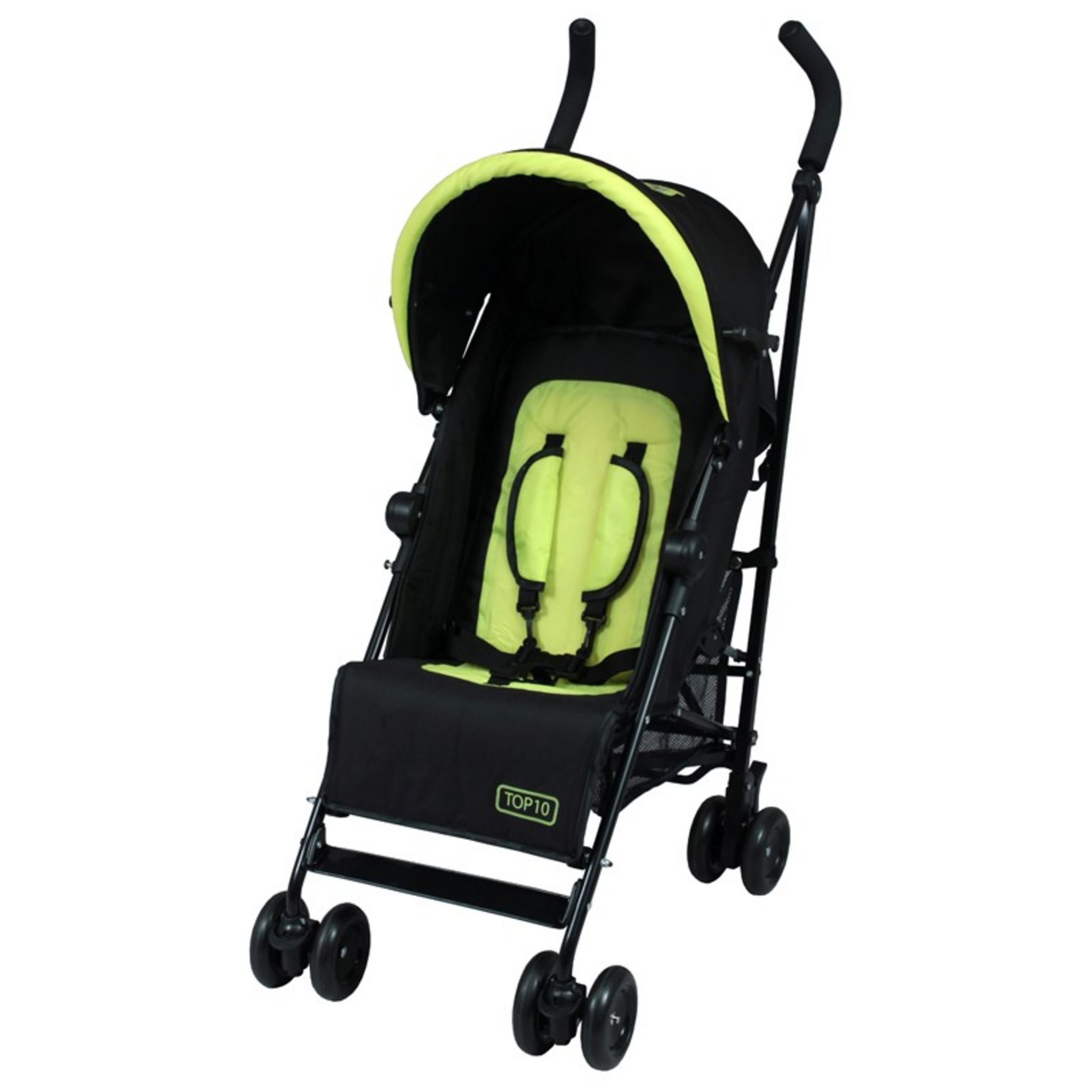 BAMBISOL Poussette canne multipositions Pyop2 Noir/Vert pas cher ...