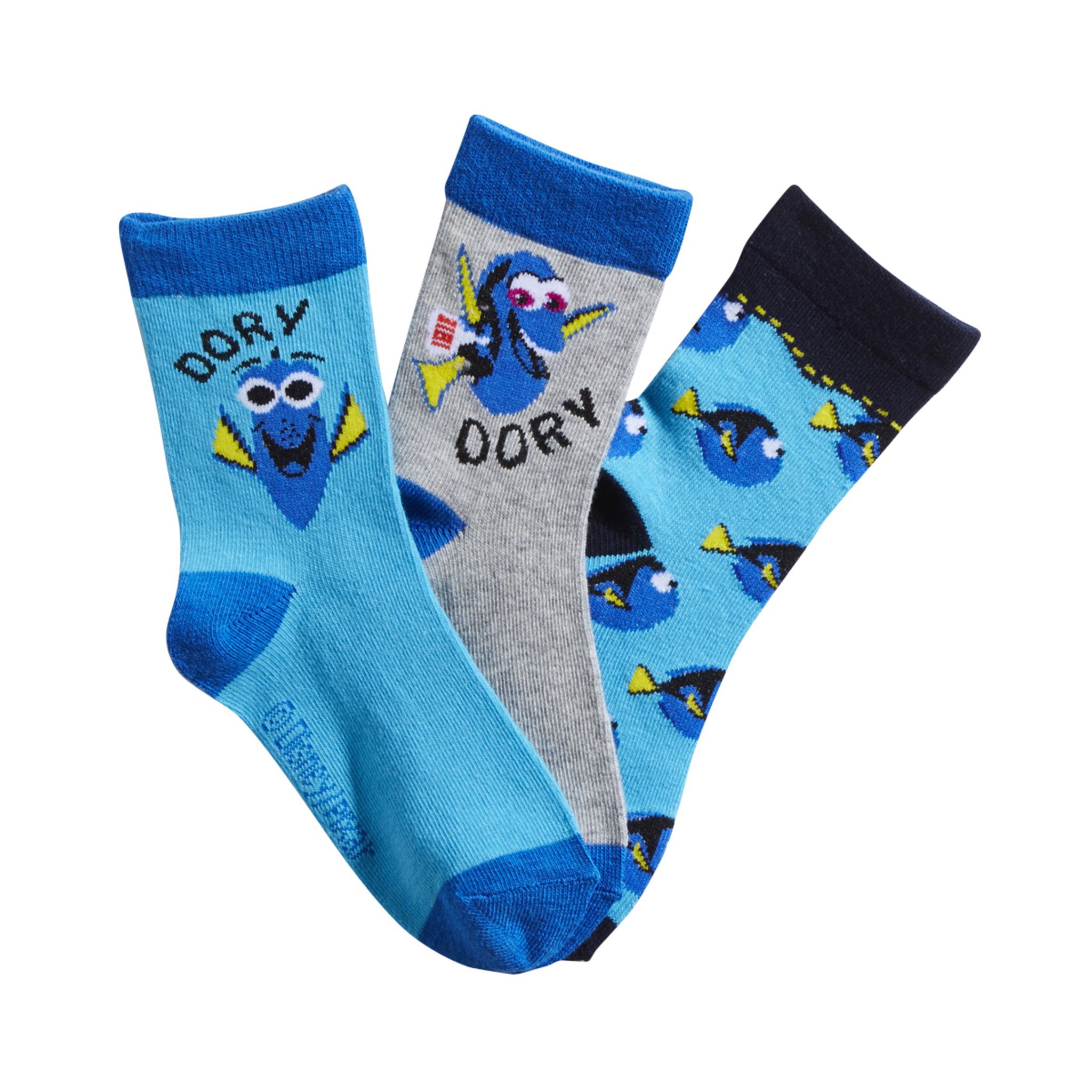DORY Lot de 3 paires de chaussettes fantaisies fille pas cher - Auchan.fr