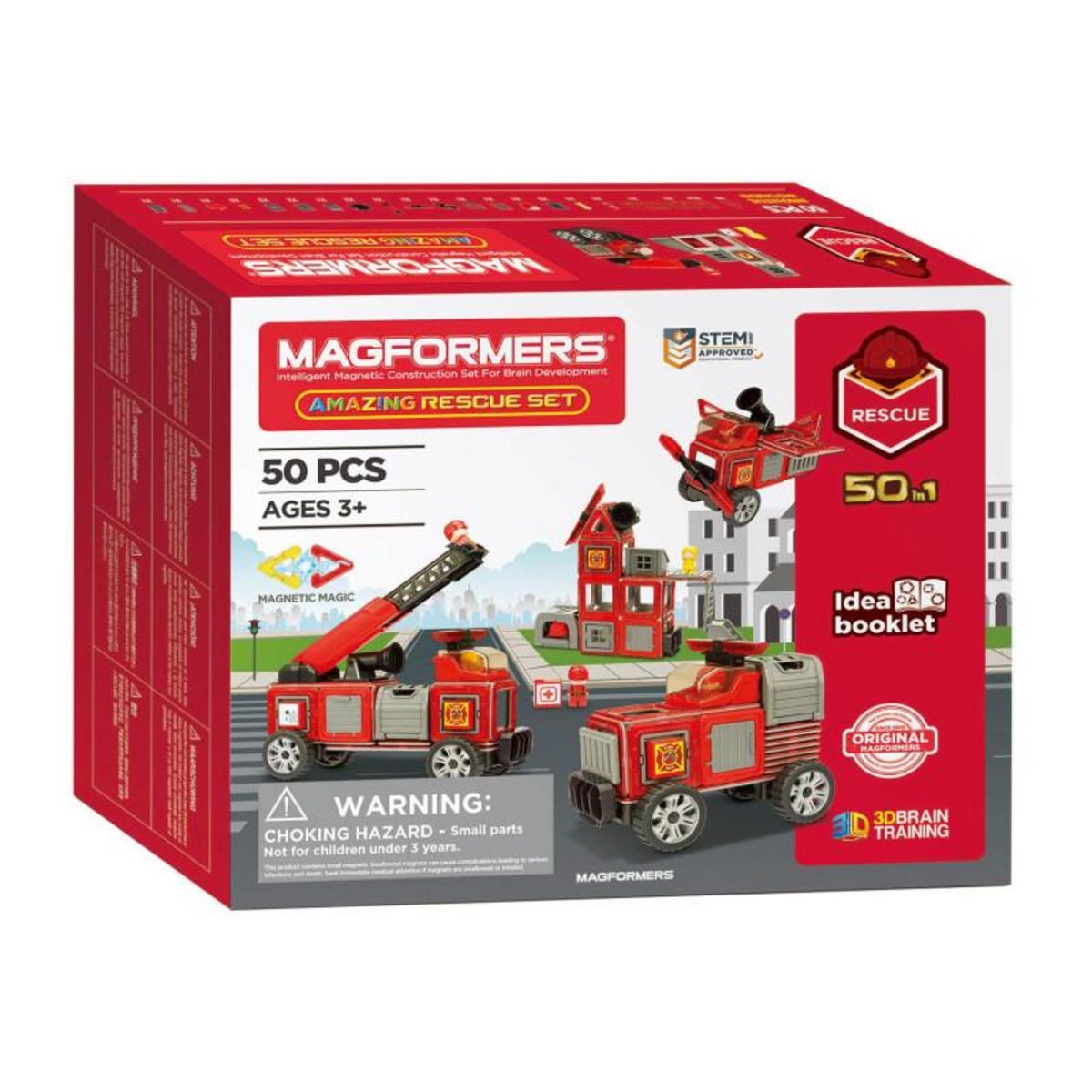 MAGFORMERS Magformers Amazing Rescue set, 50 pcs. pas cher - Auchan.fr