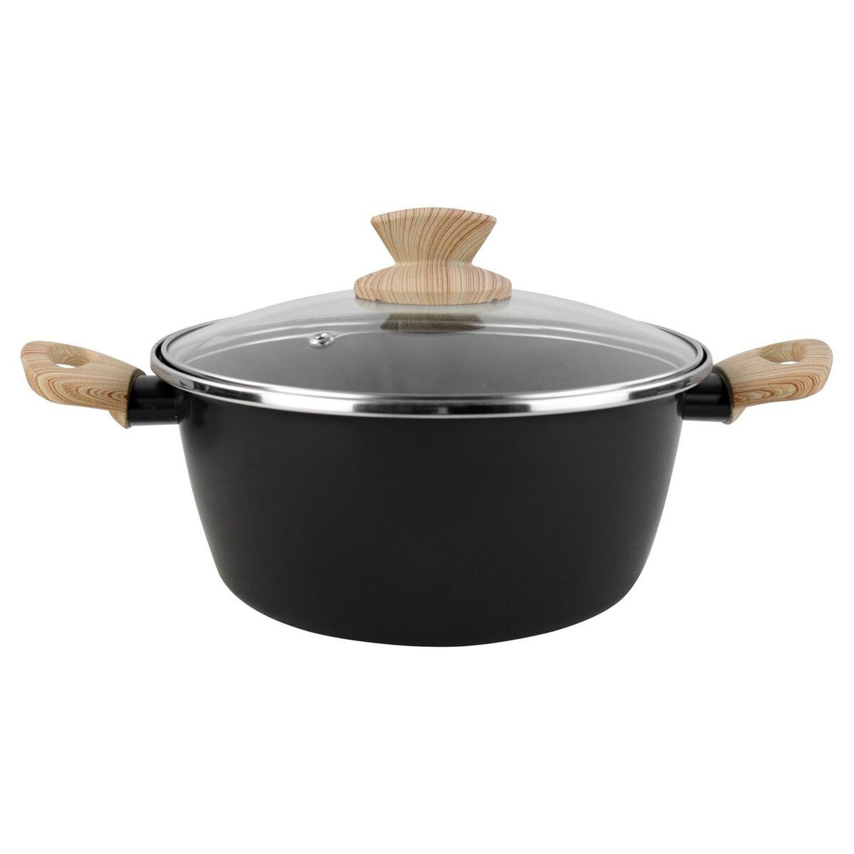 Faitout induction acier émaillé 24 cm pas cher - Auchan.fr