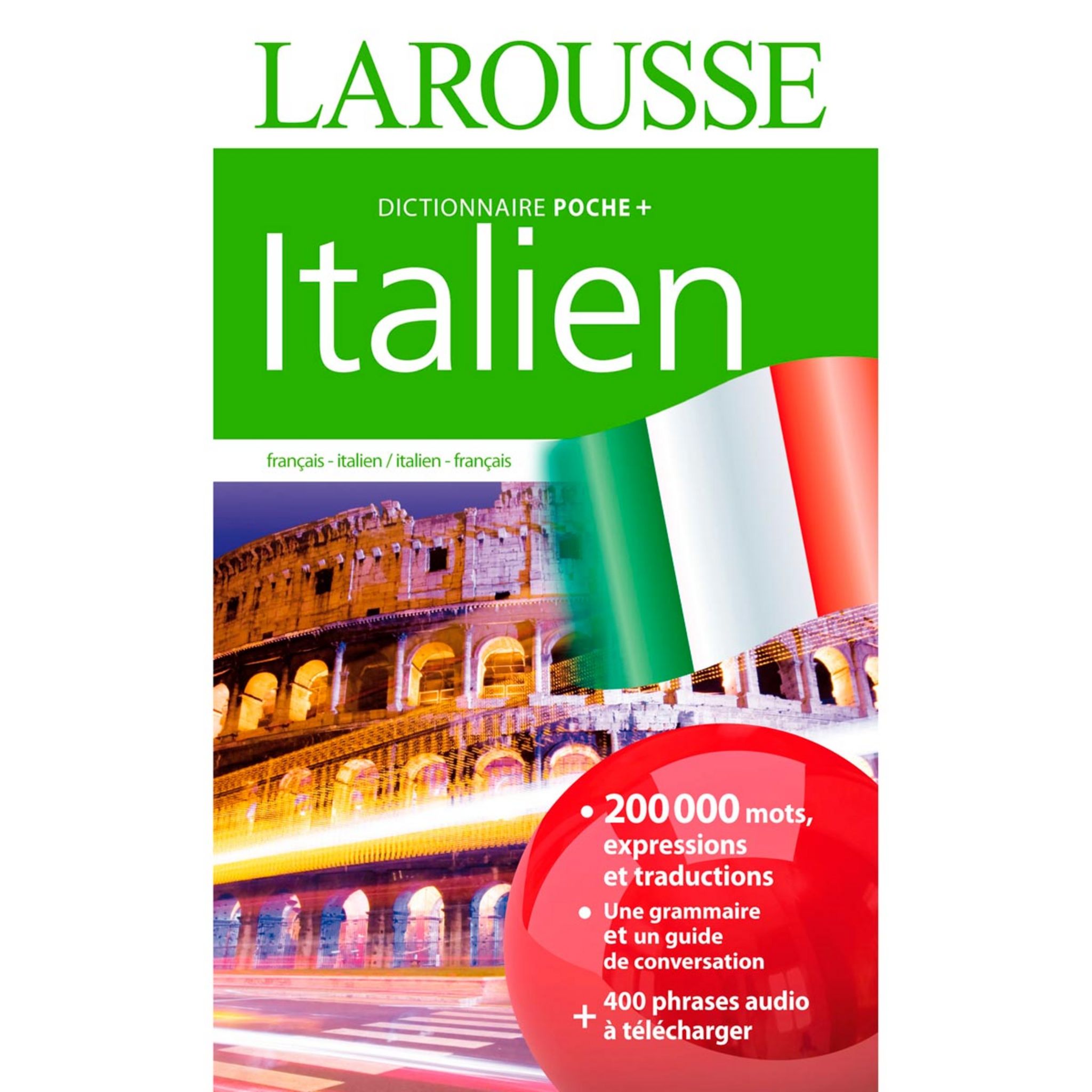 LAROUSSE Dictionnaire Larousse poche plus Italien pas cher - Auchan.fr