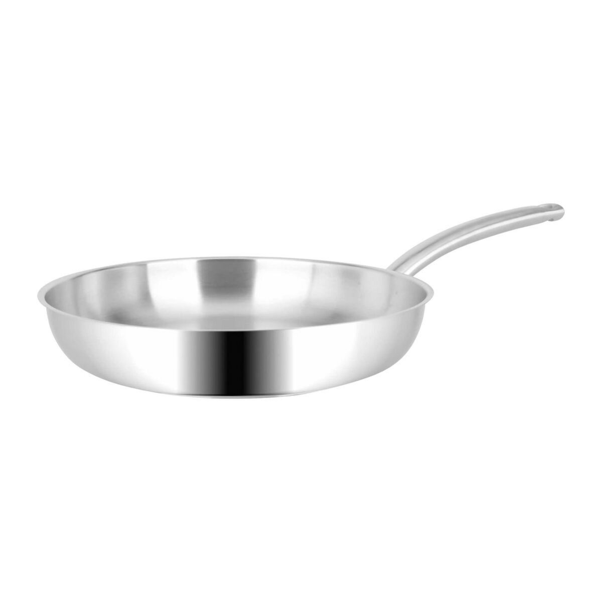 SITRAM Poêle induction INOX PRO 28 cm pas cher - Auchan.fr