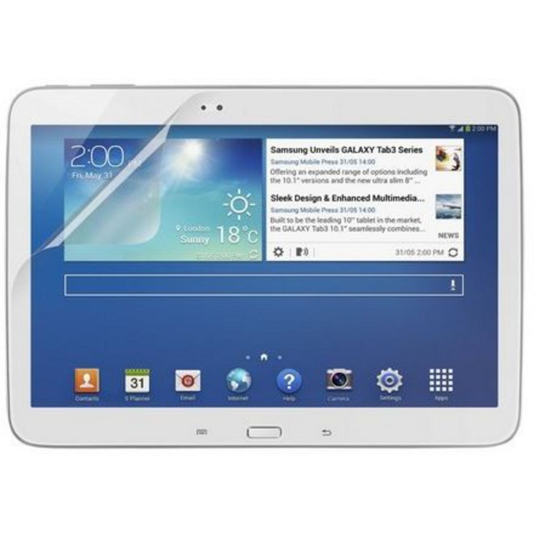 BELKIN Accessoire tablette tactile Protection Ecran Galaxy Tab 3 pas ...