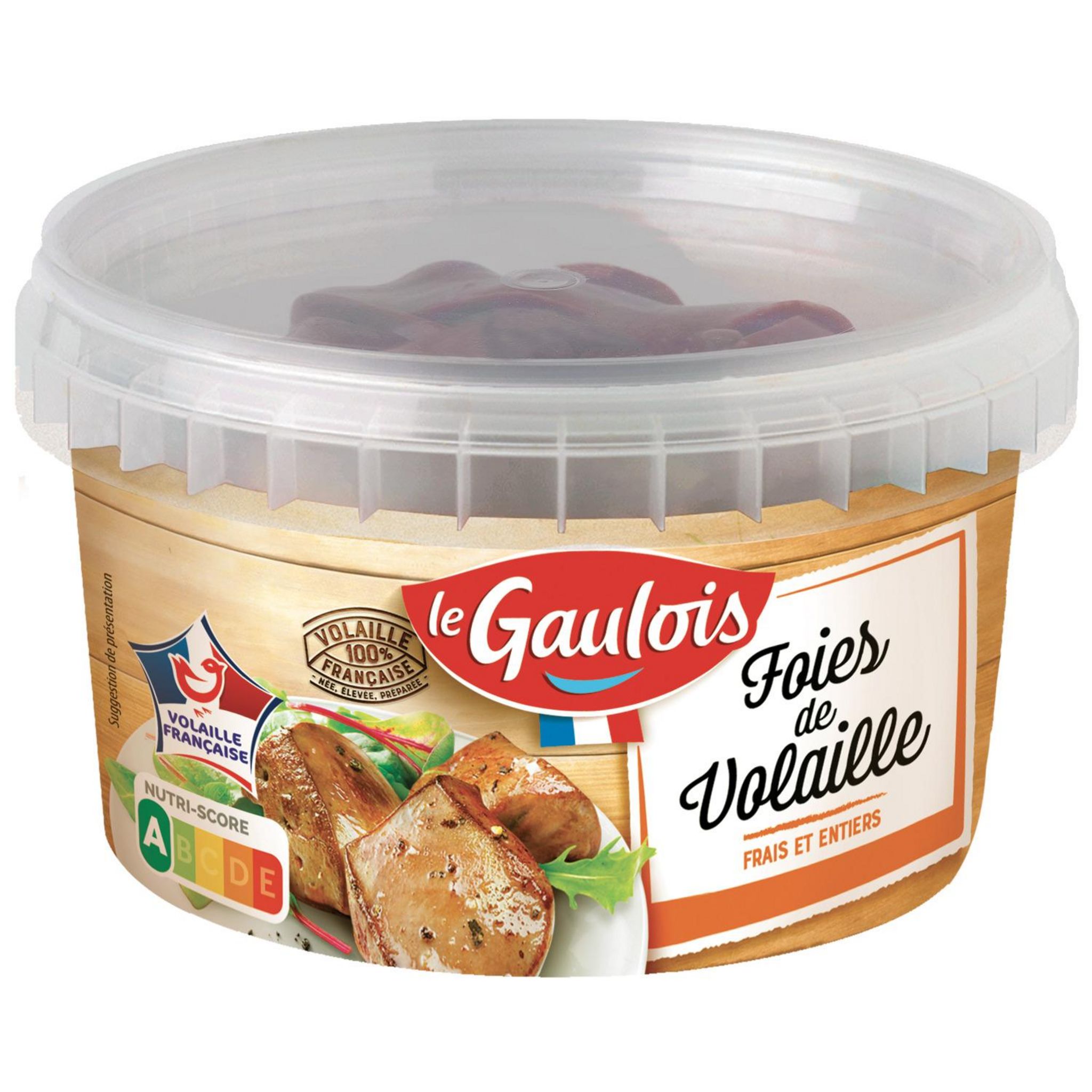 LE GAULOIS Foies de volaille frais et entier 350g pas cher - Auchan.fr