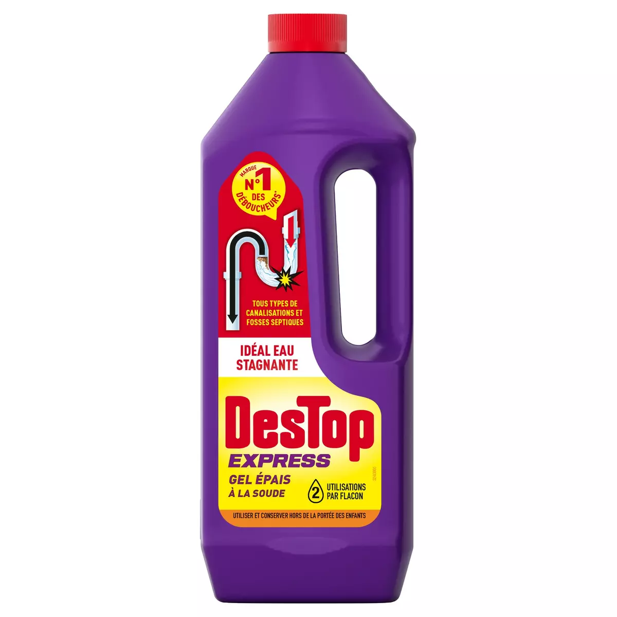 DESTOP Gel déboucheur canalisations à la soude 1l pas cher - Auchan.fr DESTOP Gel déboucheur canalisations à la soude 1l pas cher - Auchan.fr