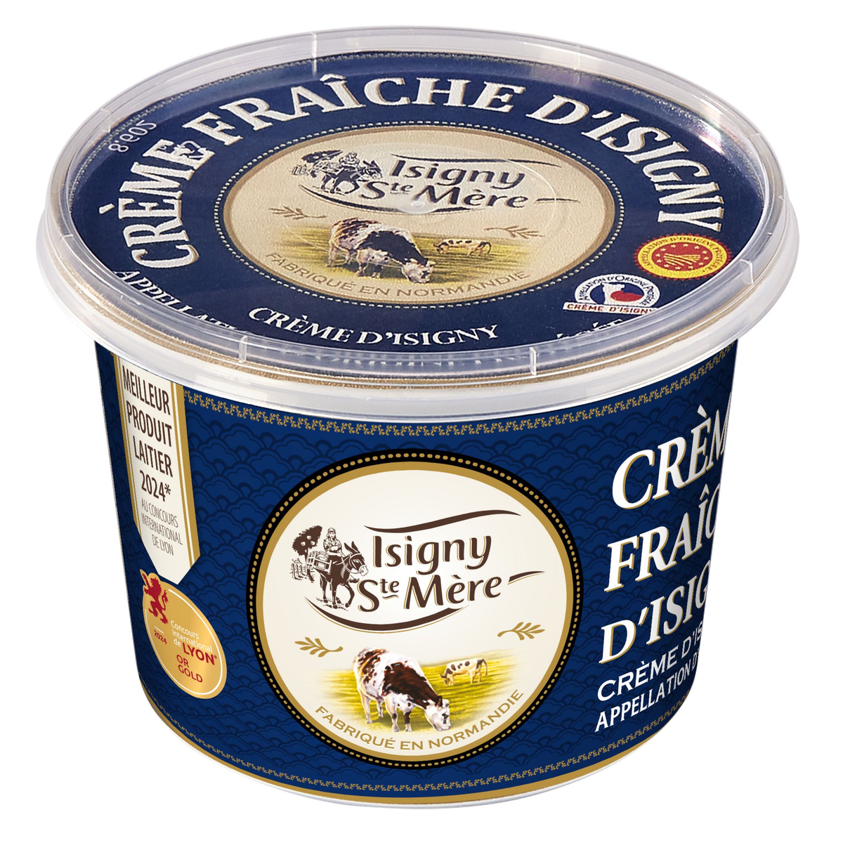ISIGNY STE MERE Crème fraiche d'Isigny épaisse entière AOP 50cl pas ...