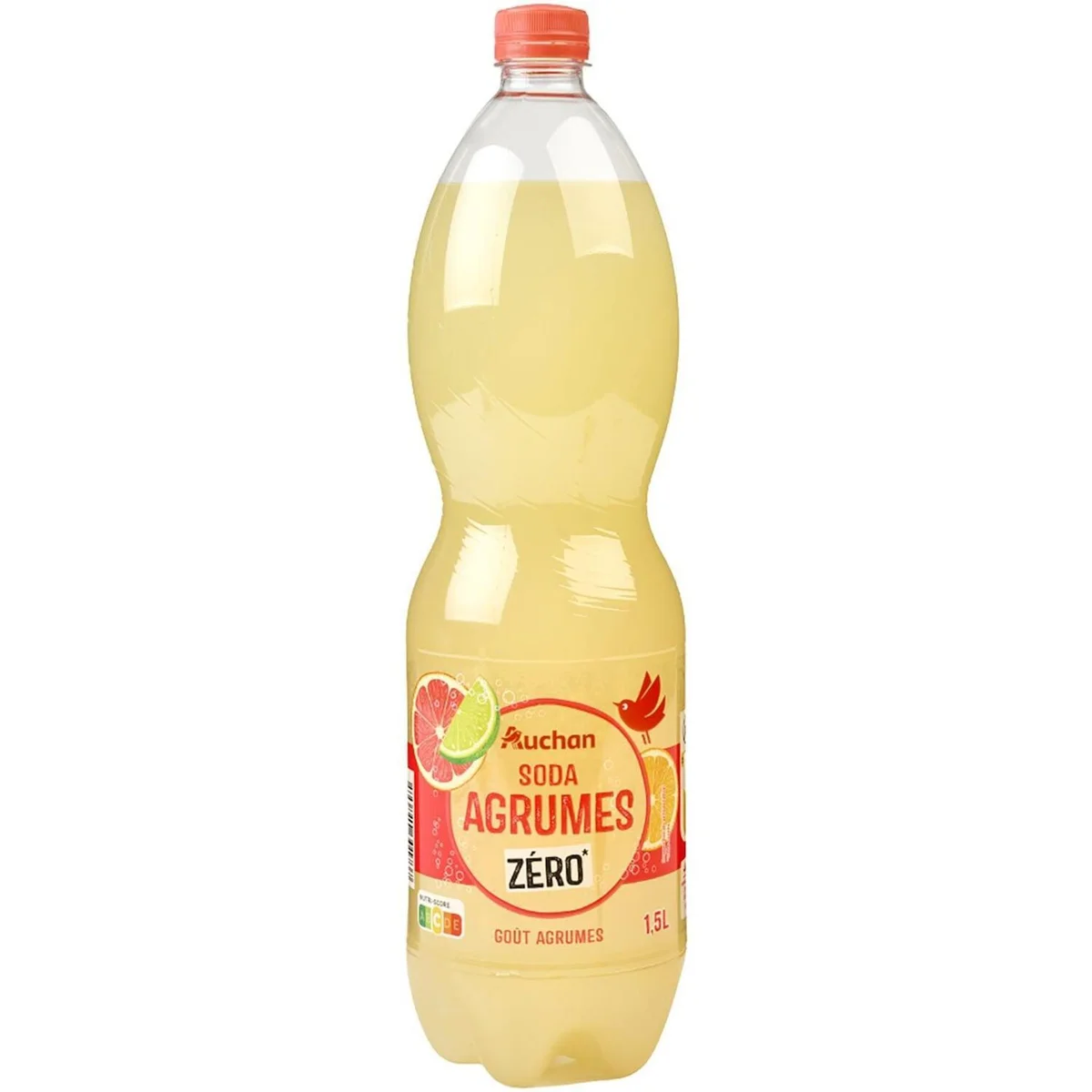 AUCHAN Boisson pétillante zéro saveur agrumes 1,5l pas cher - Auchan.fr